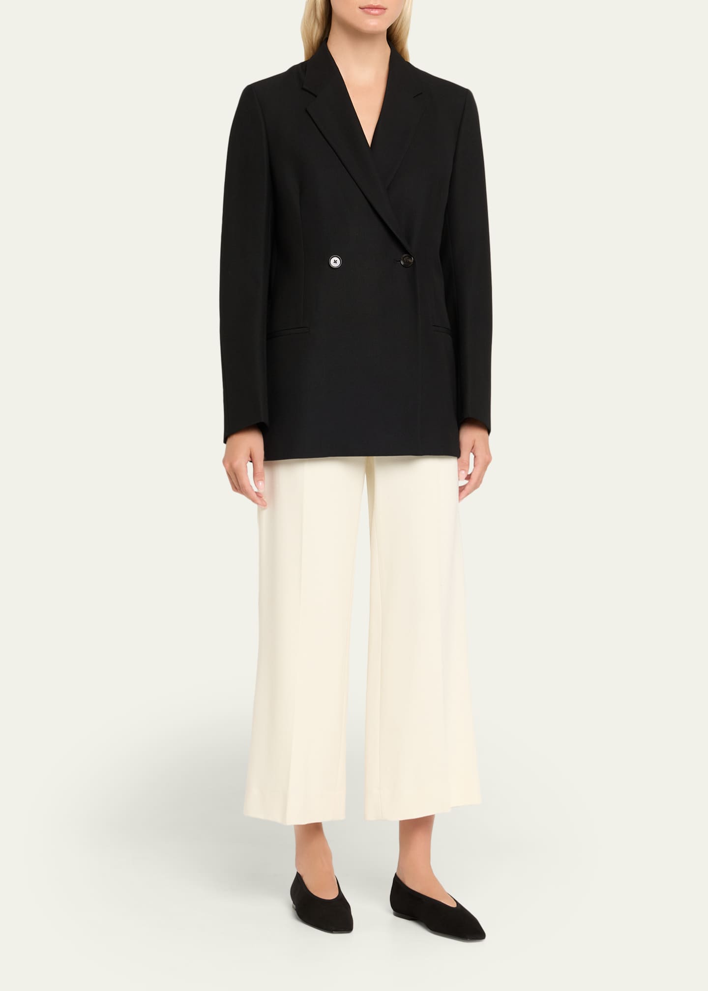 Toteme Garderob Suede Ballerina Flats - Bergdorf Goodman