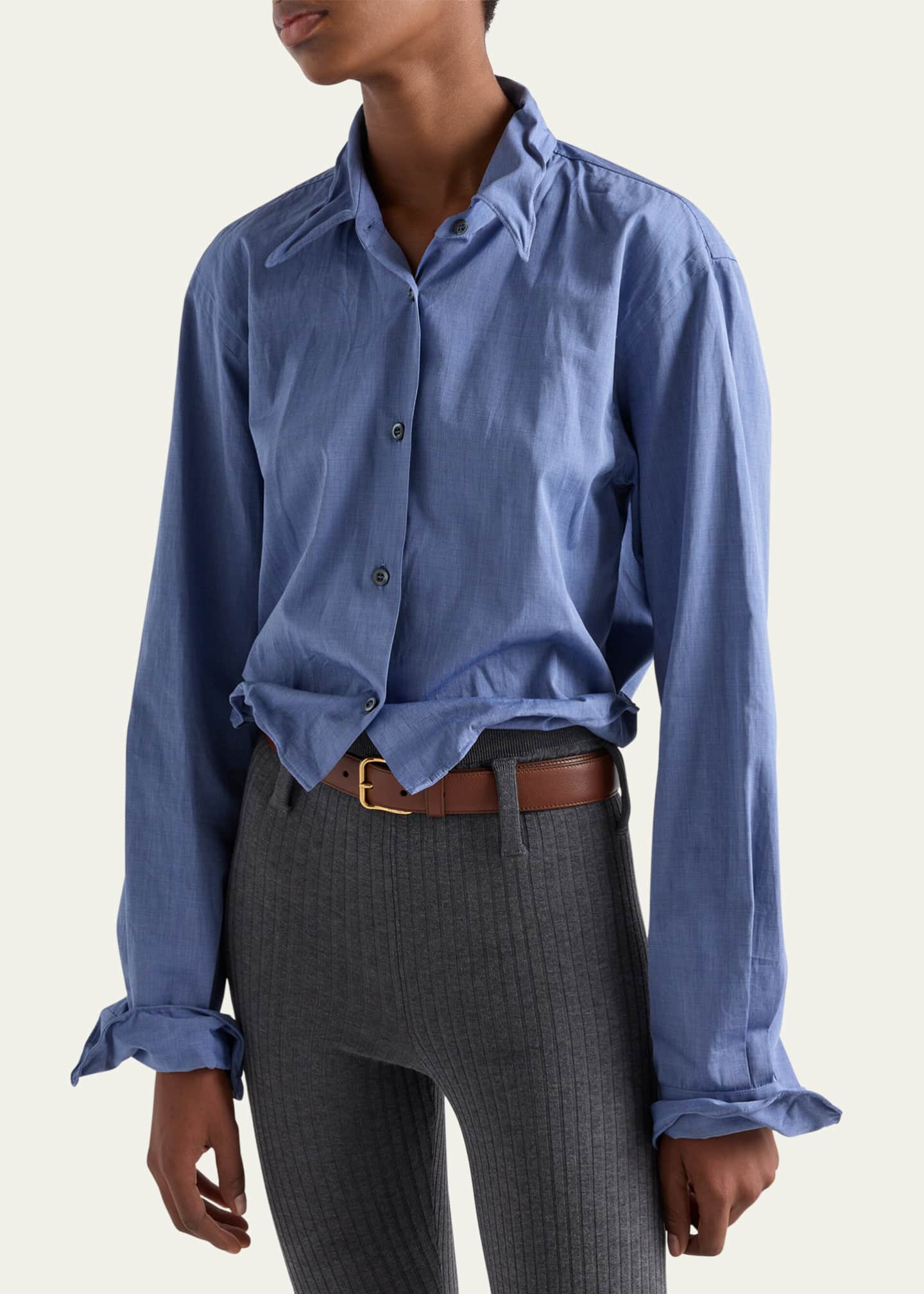 Prada Fil-a-Fil Shirt - Bergdorf Goodman