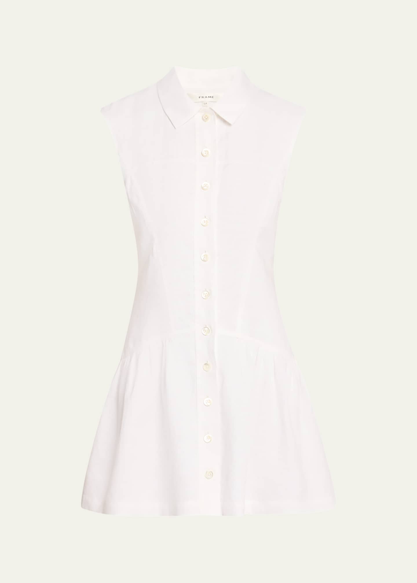 FRAME The Linen Day Dress - Bergdorf Goodman