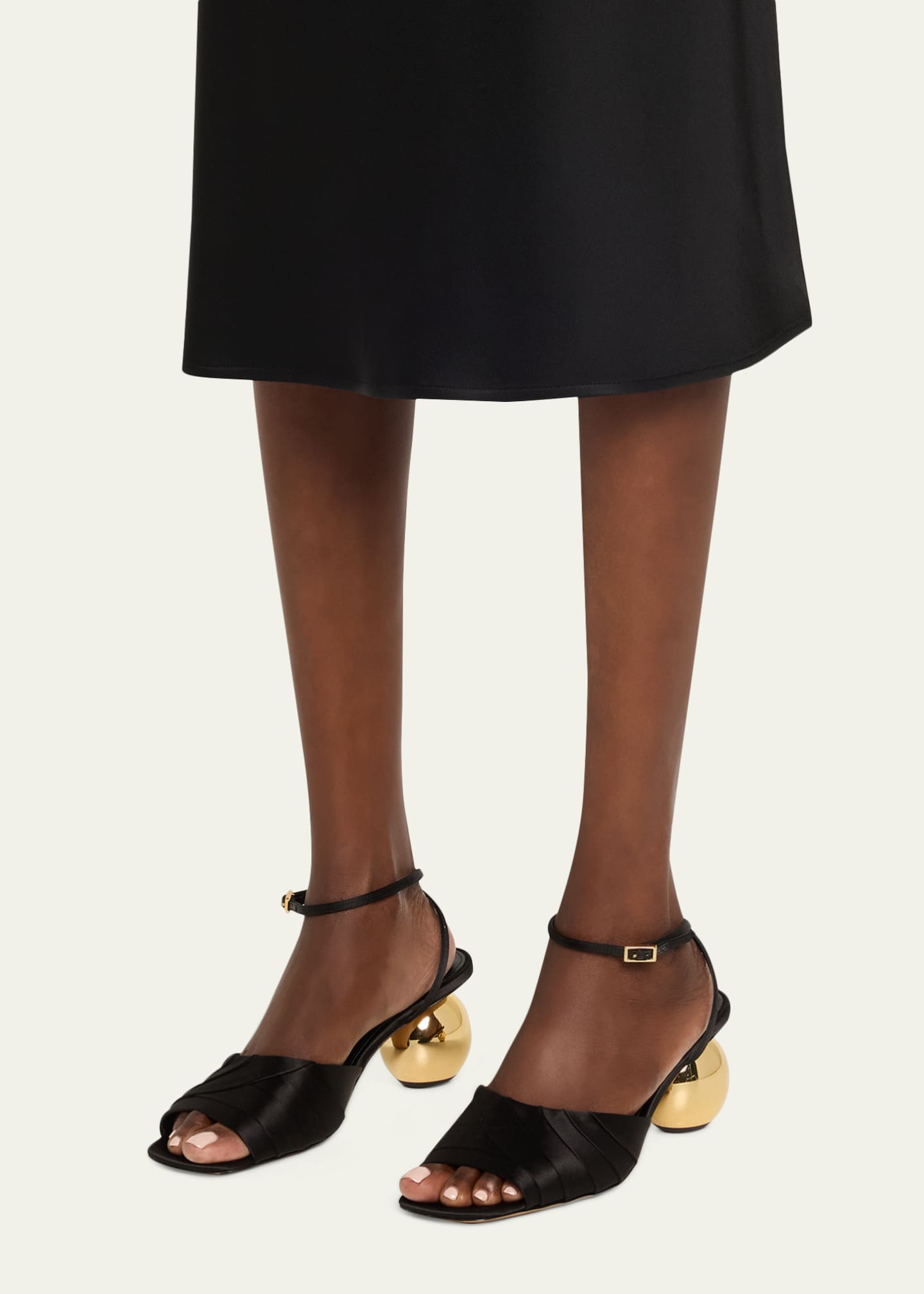 Marni Silk Sculptural Sandals - Bergdorf Goodman