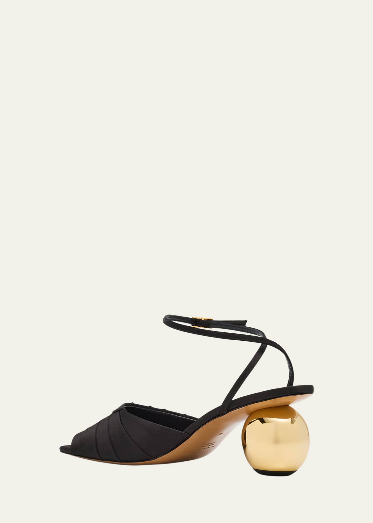 Marni Silk Sculptural Sandals - Bergdorf Goodman
