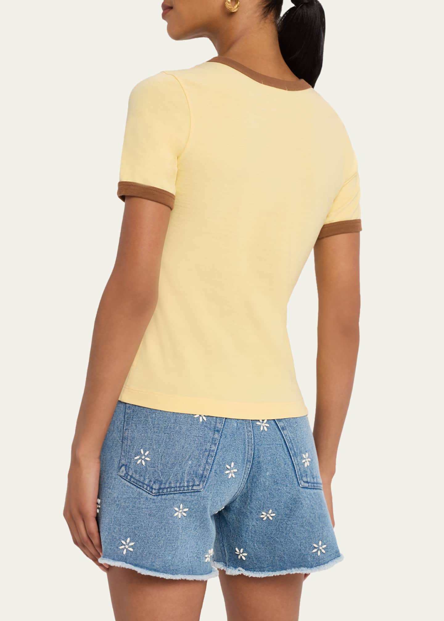 Rag & Bone Short-Sleeve Austin Ringer Tee - Bergdorf Goodman