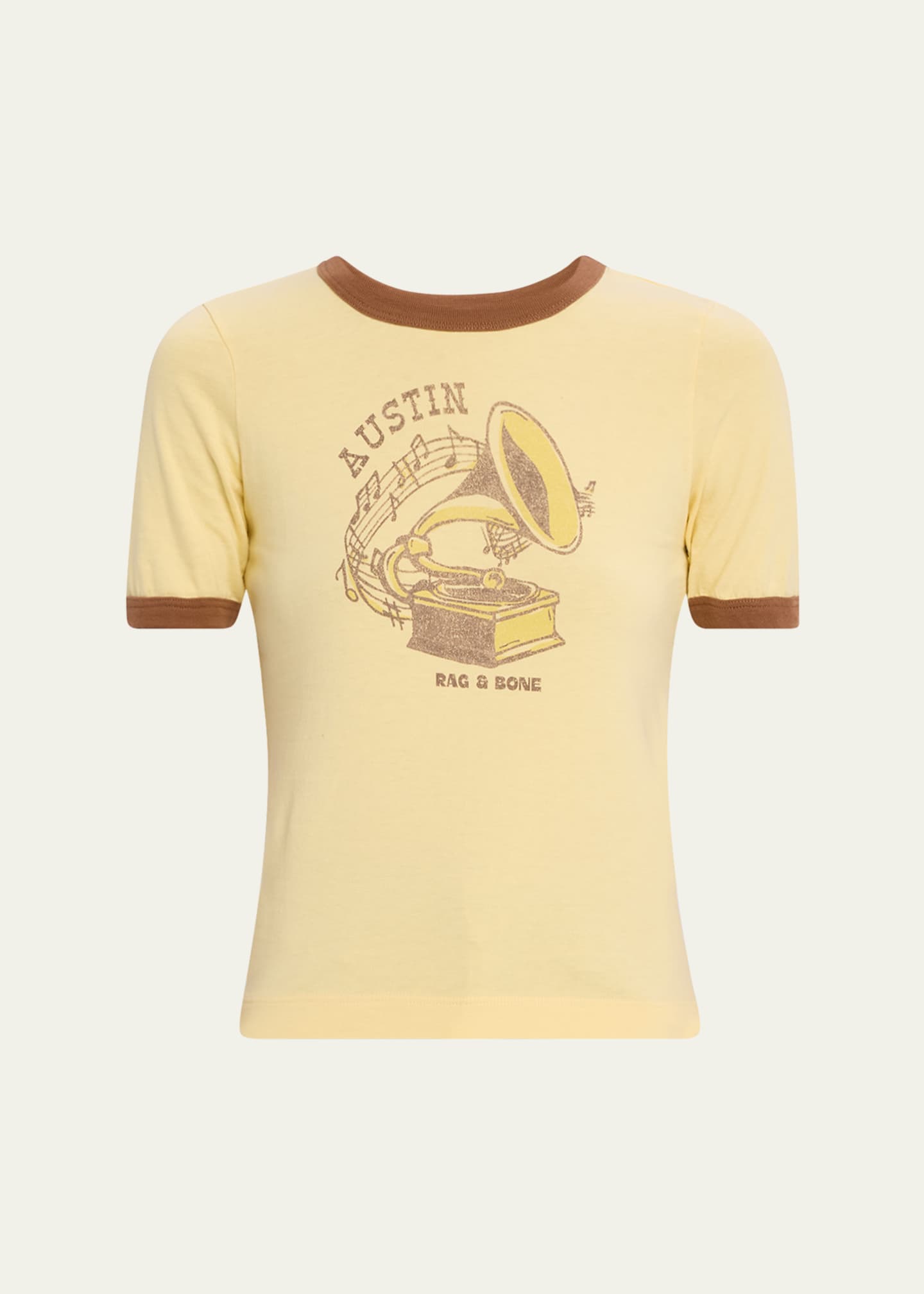 Rag & Bone Short-Sleeve Austin Ringer Tee - Bergdorf Goodman