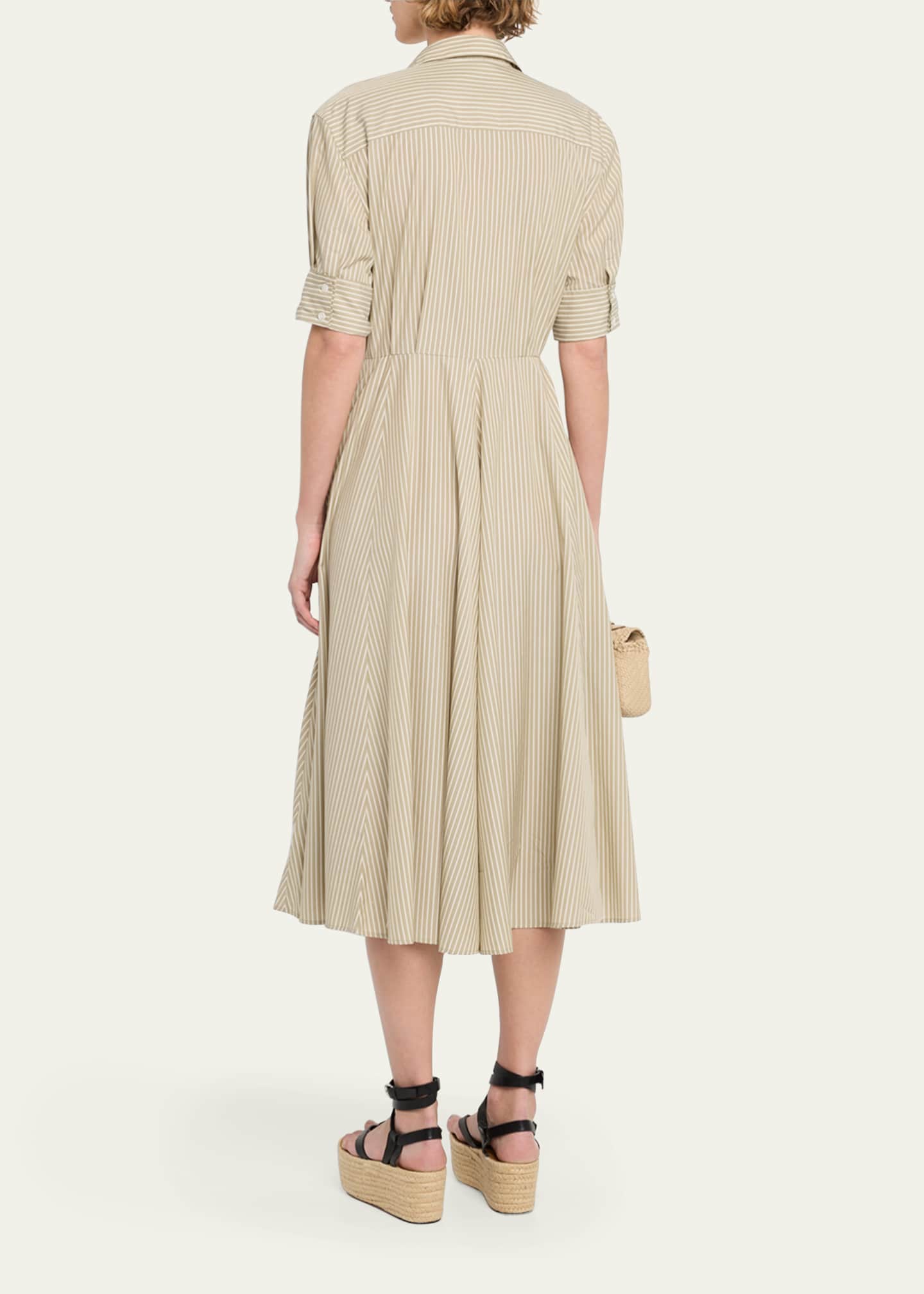 Rag & Bone Aiden Stripe Poplin A-Line Dress - Bergdorf Goodman