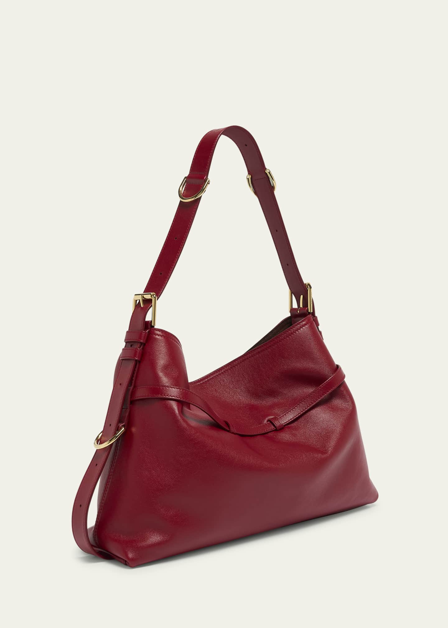 Givenchy Voyou Medium Shoulder Bag in Shiny Leather - Bergdorf Goodman