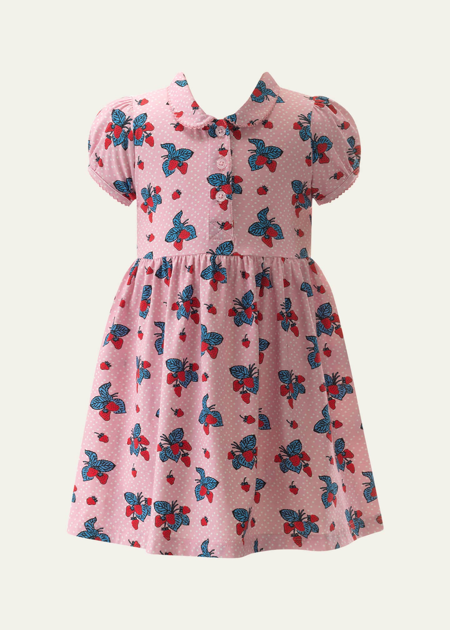 Rachel Riley Girl's Strawberry-Print Jersey Dress, Size 2-10 - Bergdorf ...