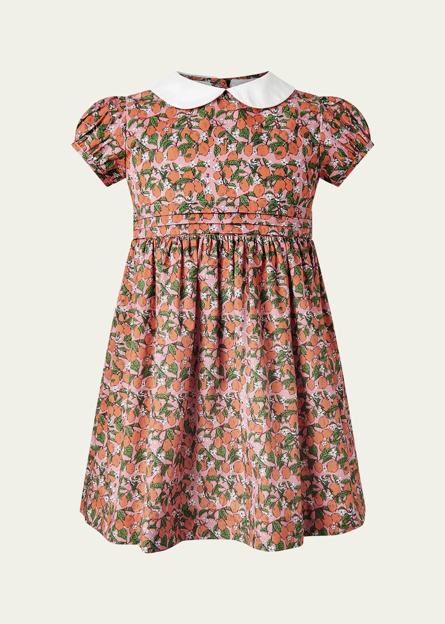 Rachel Riley Girl's Clementine-Print A-Line Dress, Size 6M-24M ...