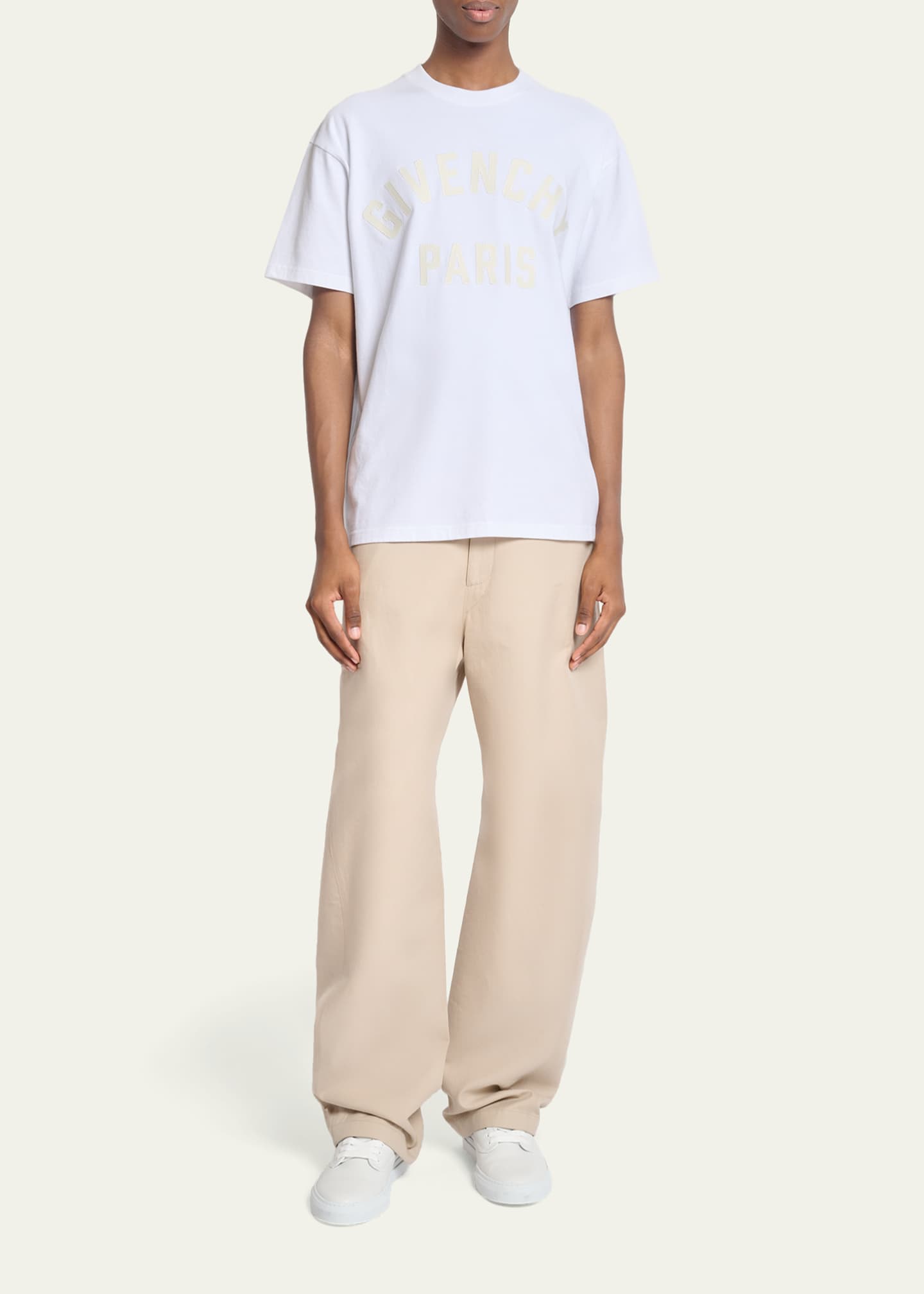 Givenchy Men's Logo Crewneck T-Shirt - Bergdorf Goodman