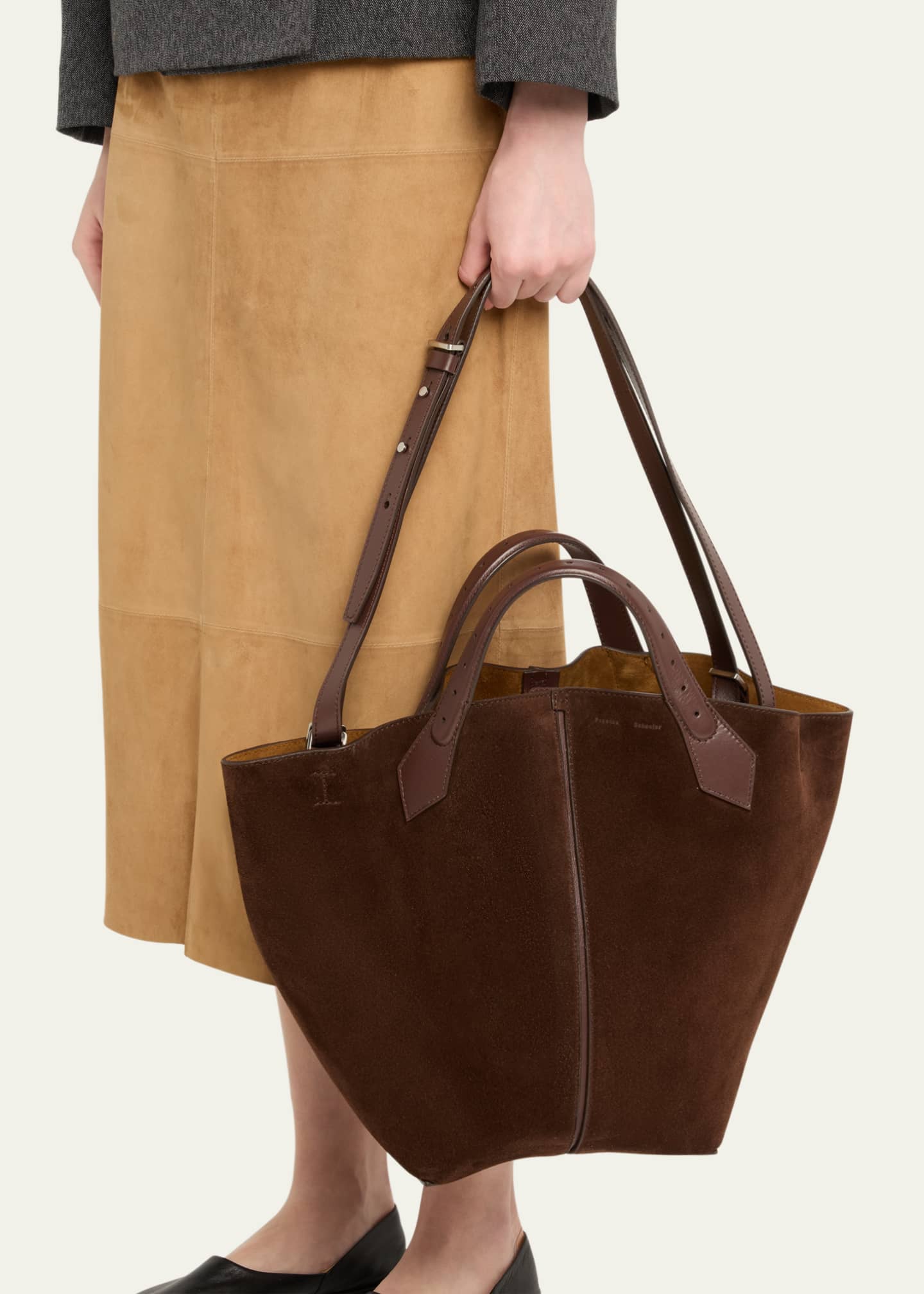 Proenza Schouler Large Chelsea Suede Tote Bag - Bergdorf Goodman