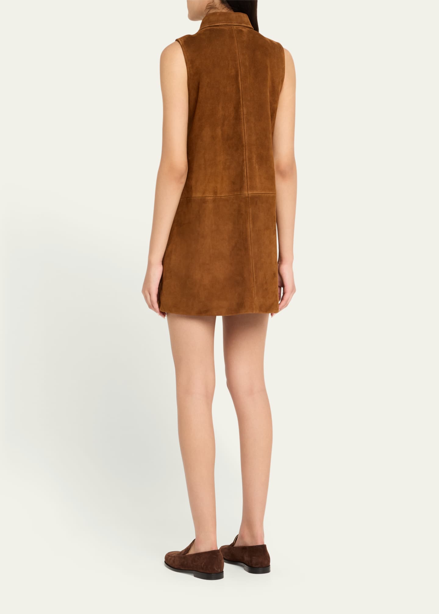 FRAME The Suede City Shift Dress - Bergdorf Goodman