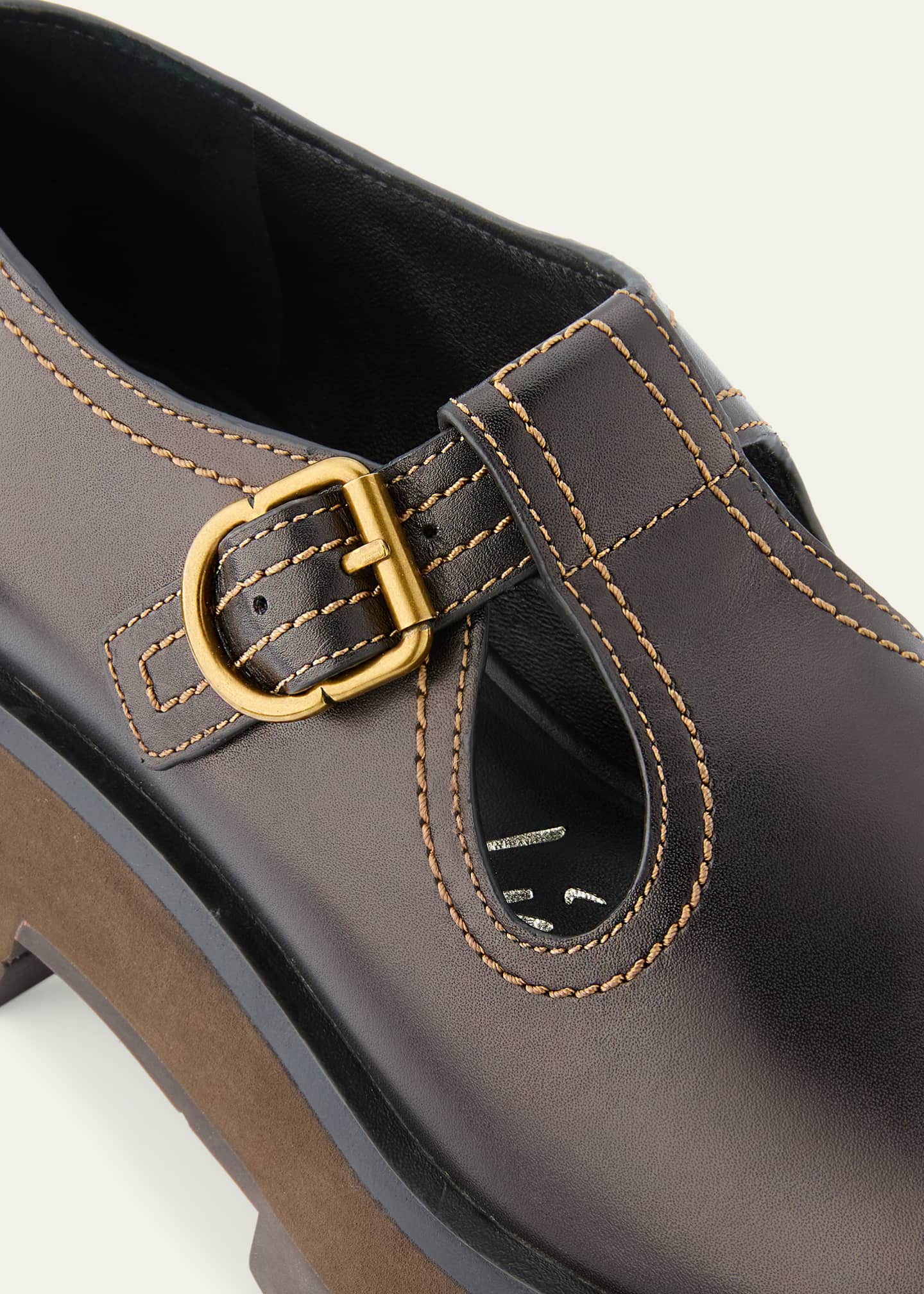 3.1 Phillip Lim Kate Lug-Sole Mary Jane Loafers - Bergdorf Goodman