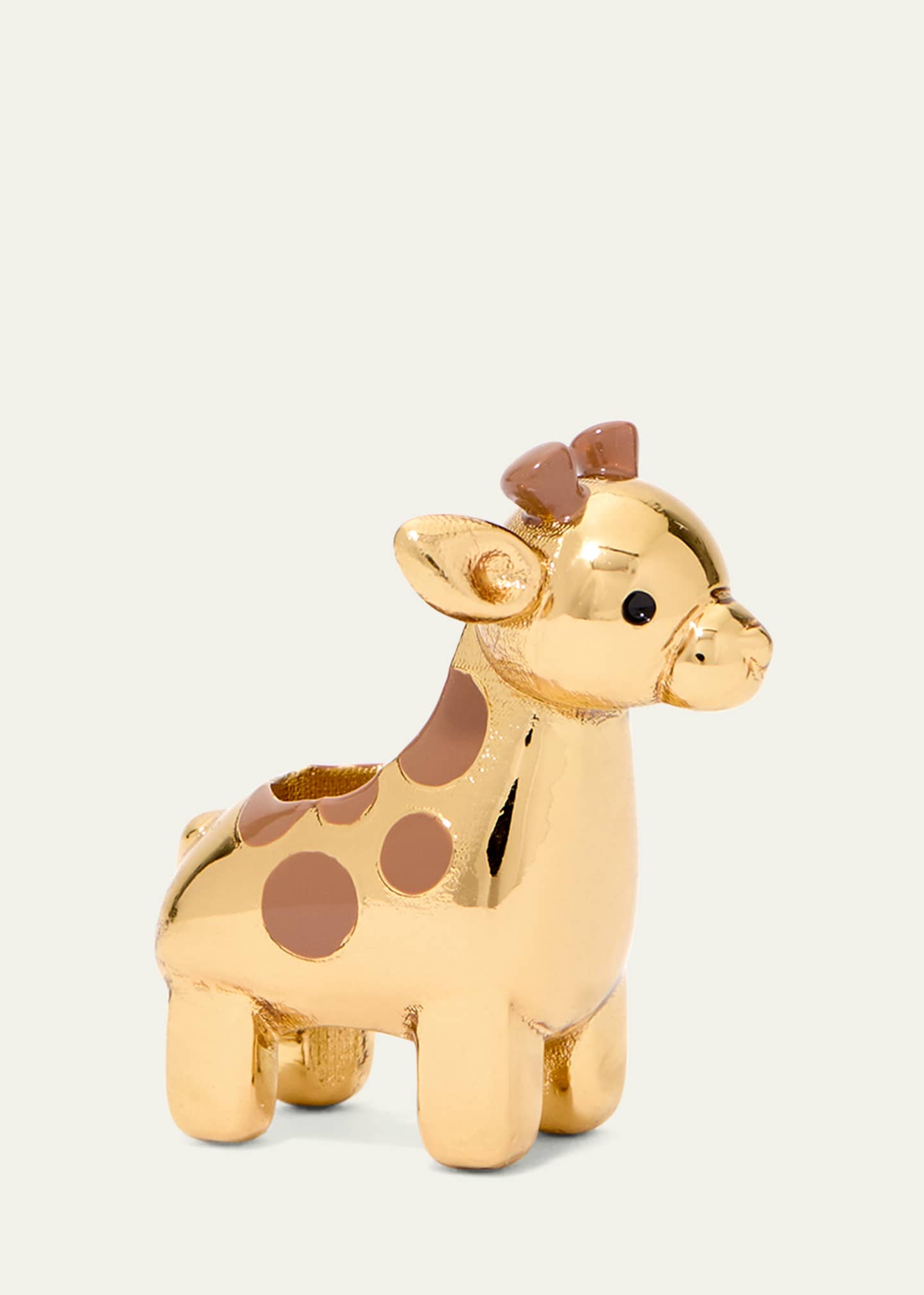 Loewe Giraffe Dice in Brass - Bergdorf Goodman