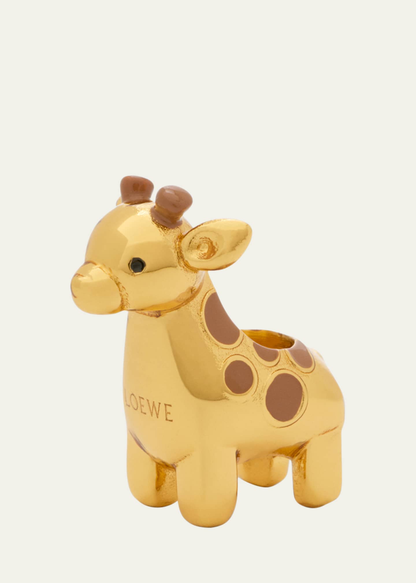 Loewe Giraffe Dice in Brass - Bergdorf Goodman