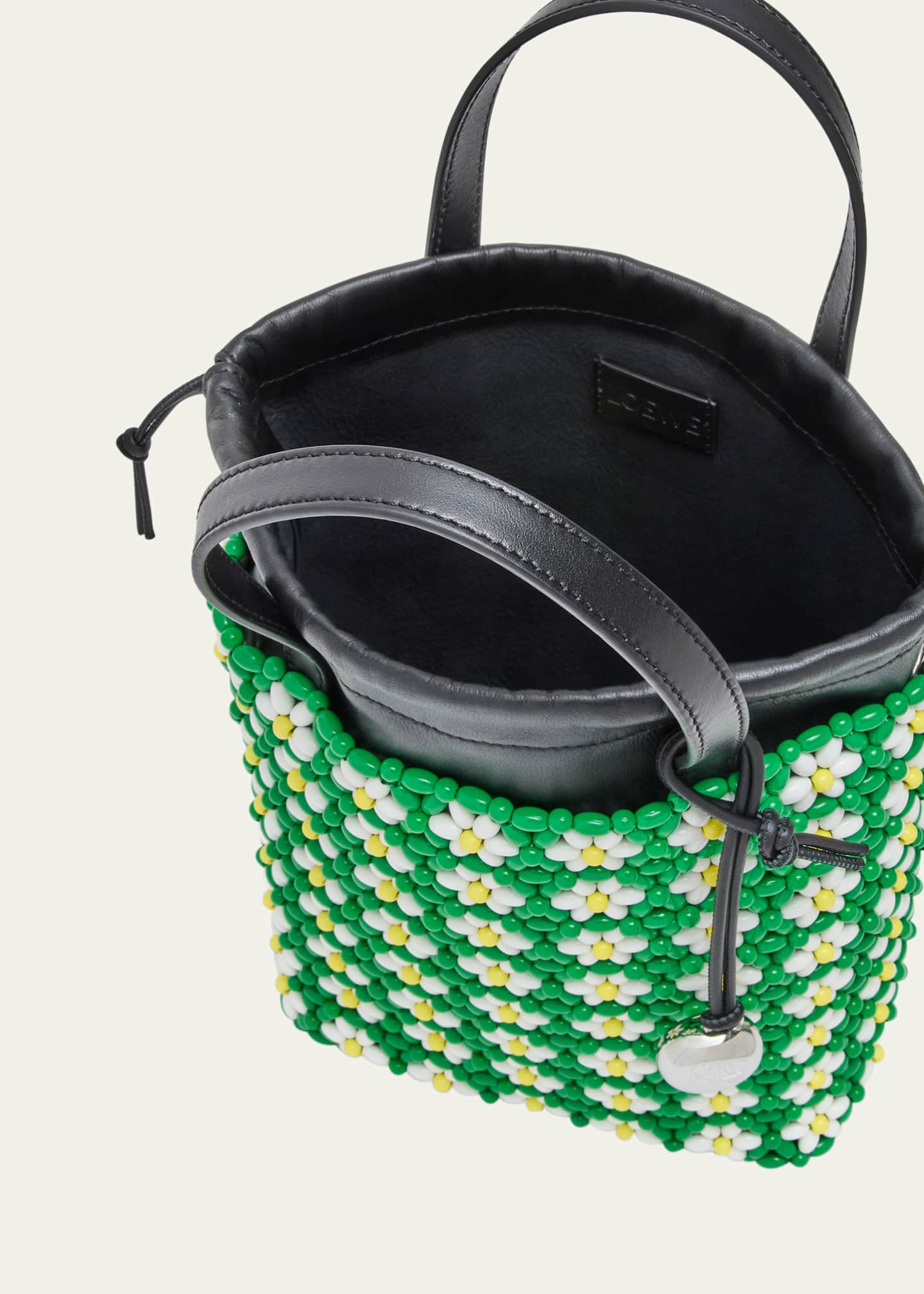 Loewe Mini Flower Beaded Tote Bag in Acetate - Bergdorf Goodman