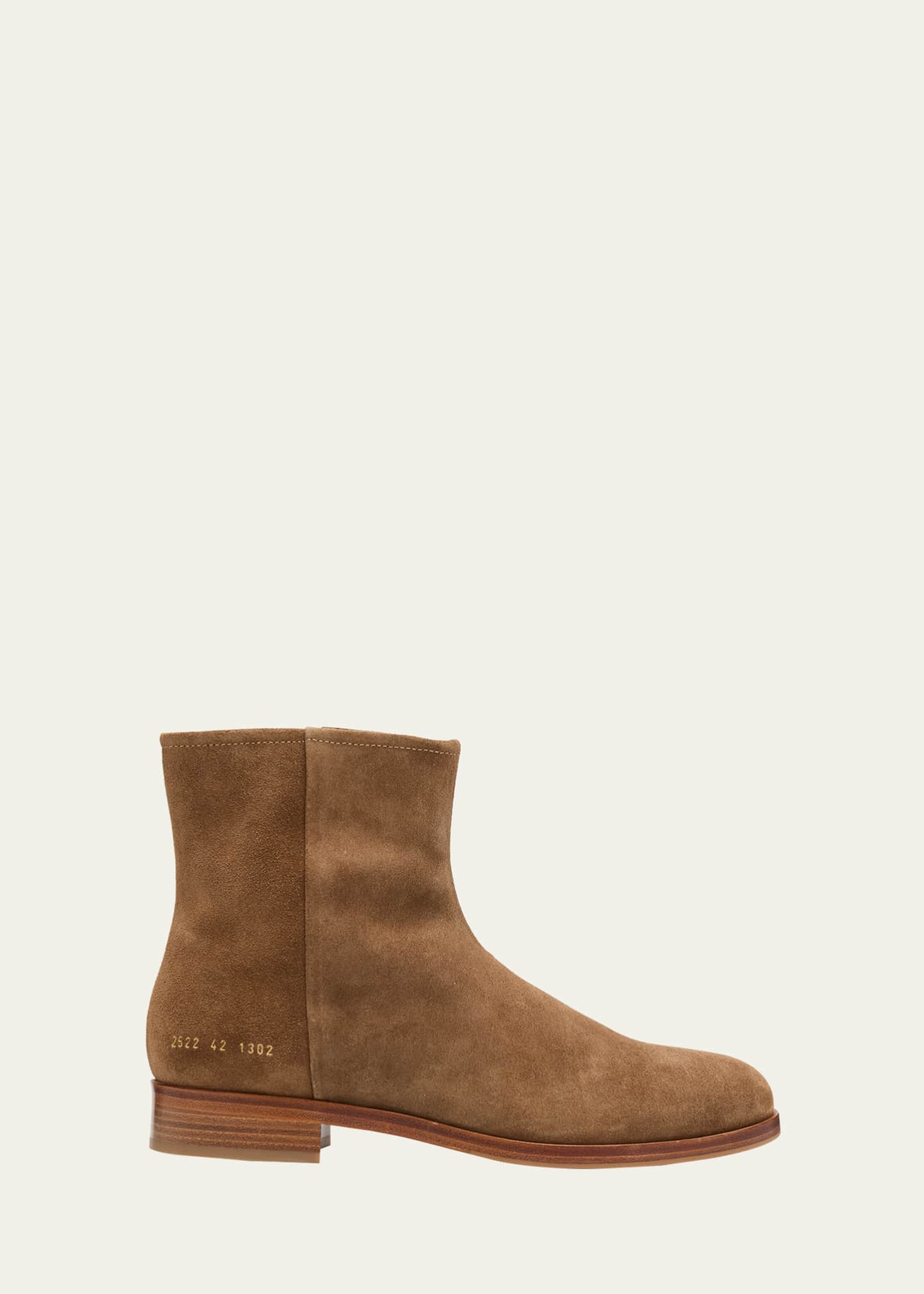 Common Projects Men's Suede Side-Zip Ankle Boots - Bergdorf Goodman