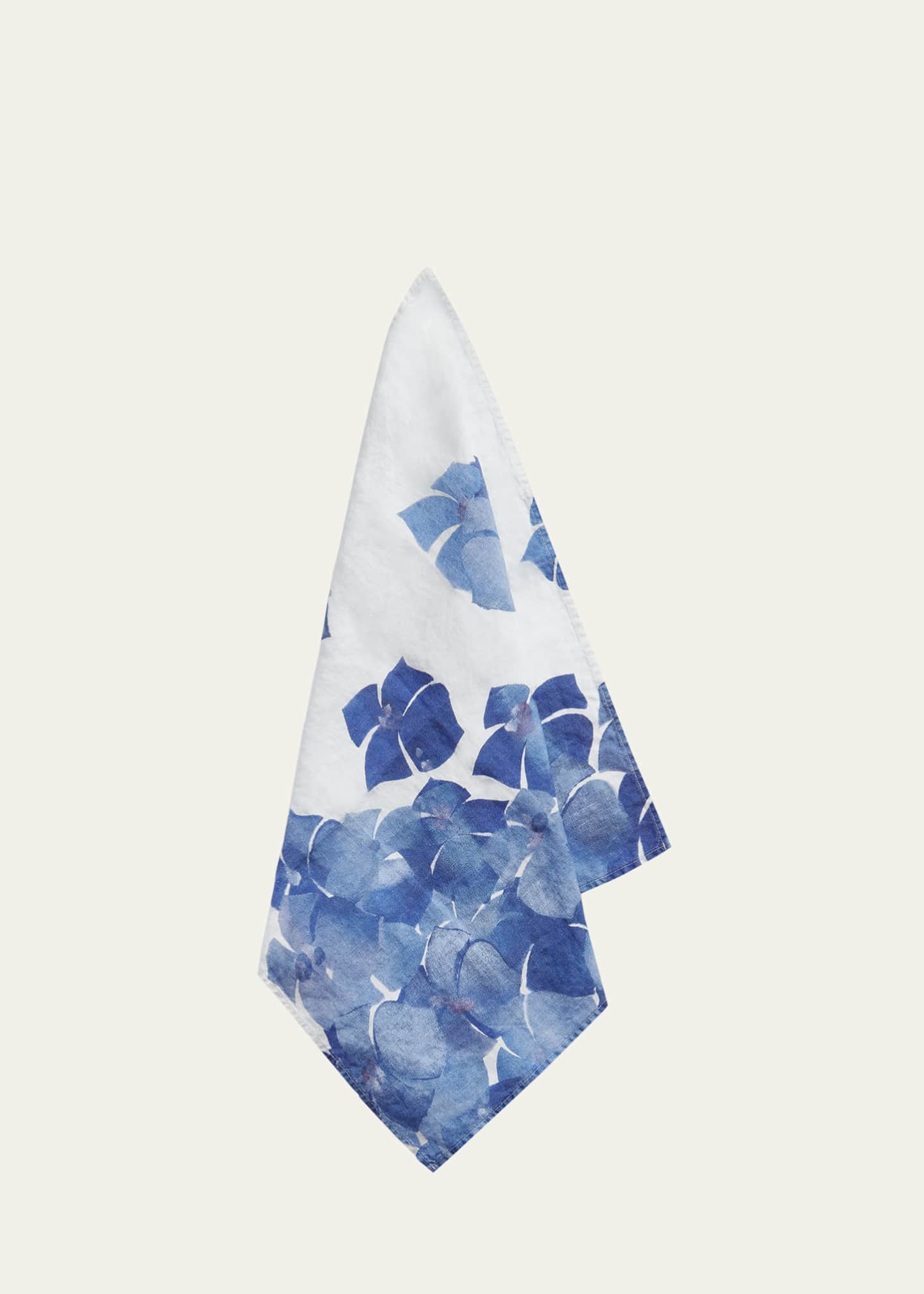 SUMMERILL & BISHOP x Chiara Grifantini Hydrangea Linen Napkin ...