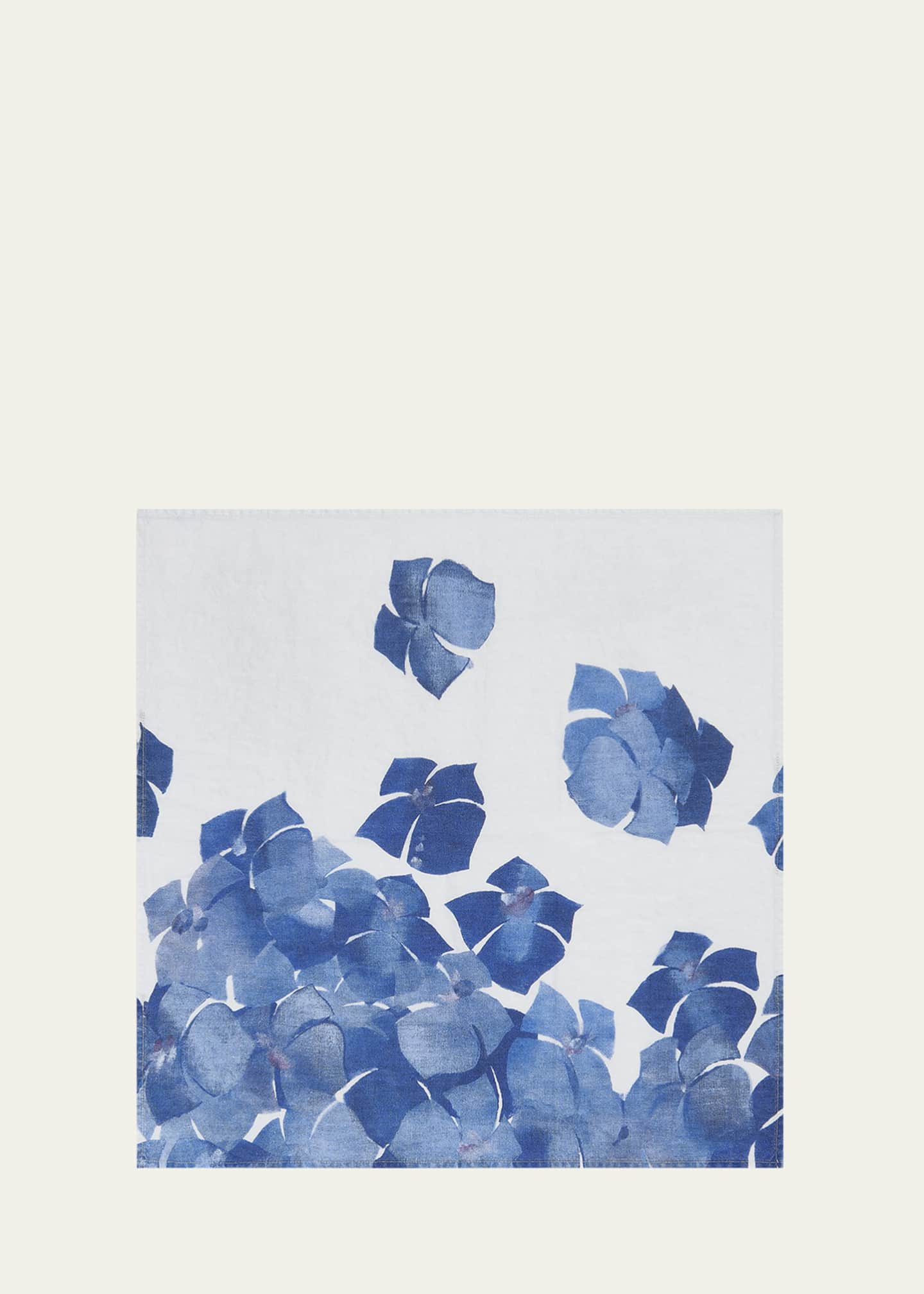 SUMMERILL & BISHOP x Chiara Grifantini Hydrangea Linen Napkin ...