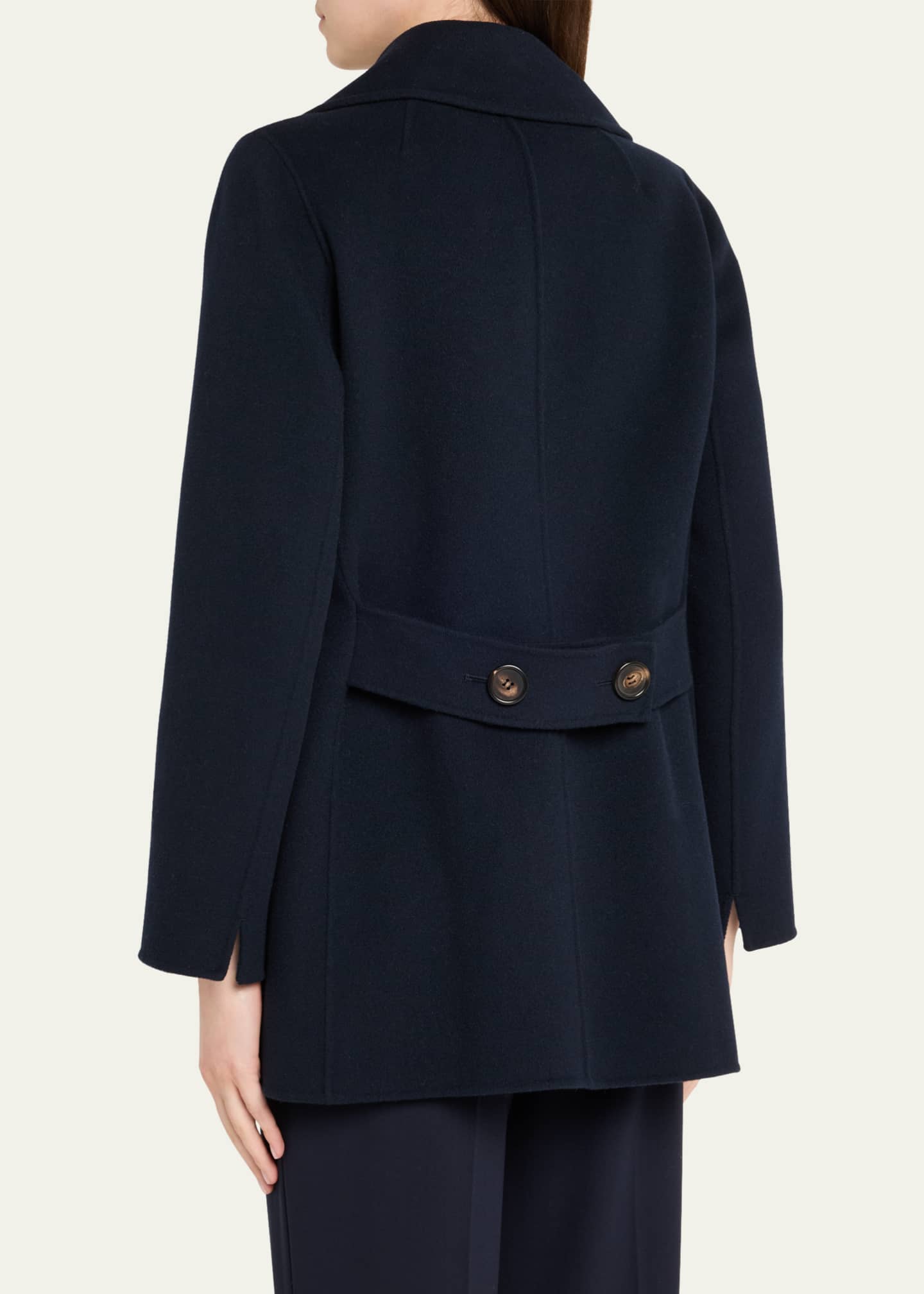 Max Mara Caban Double-Breasted Wool Coat - Bergdorf Goodman