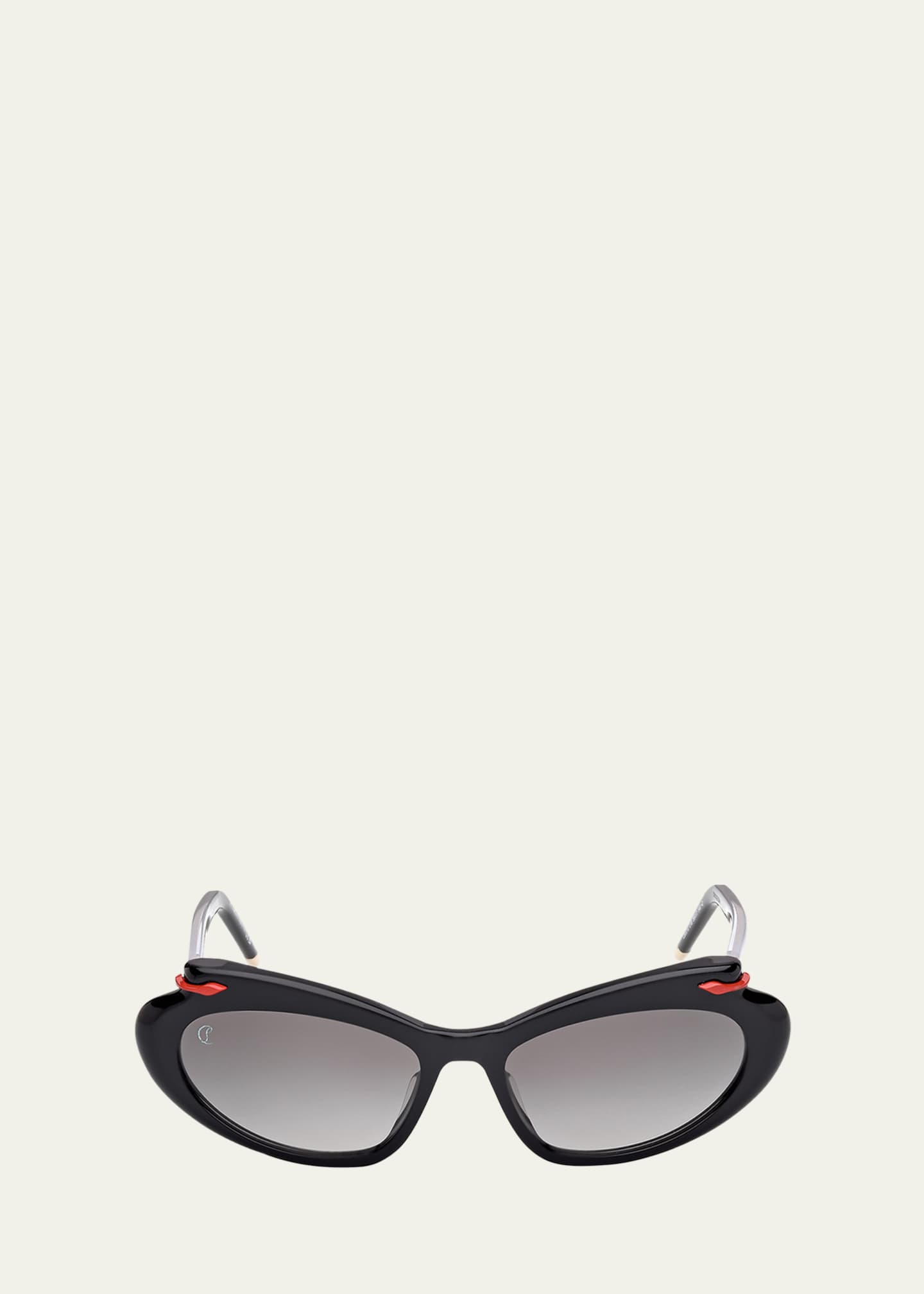 Christian Louboutin Miss Z Acetate Aviator Sunglasses - Bergdorf Goodman