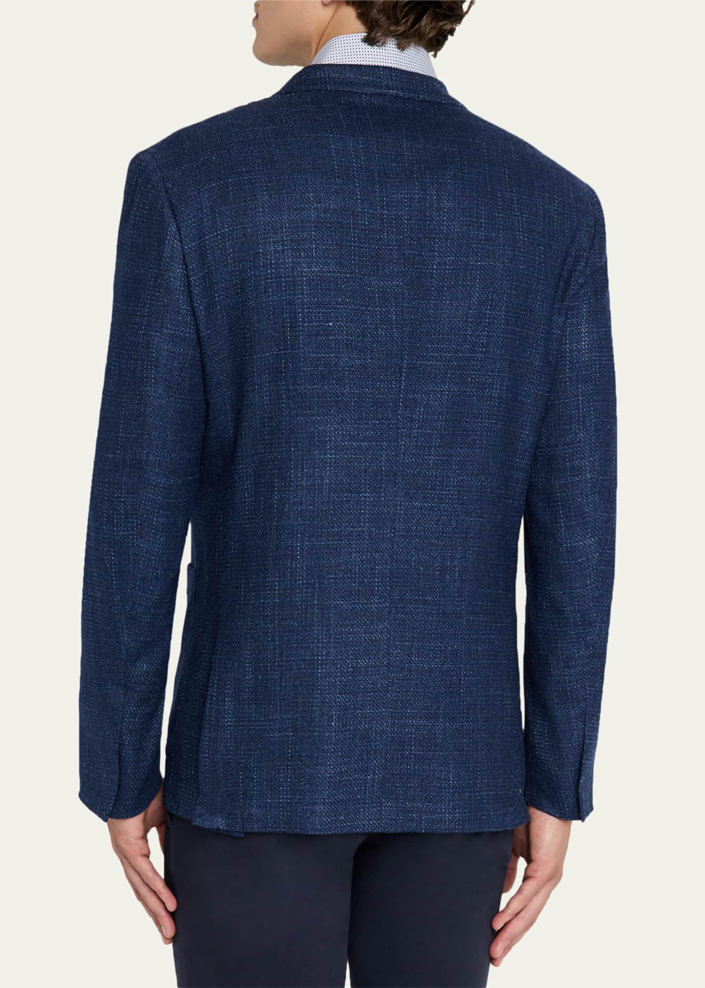 ZEGNA Men's Textured Winter Crossover Blazer - Bergdorf Goodman
