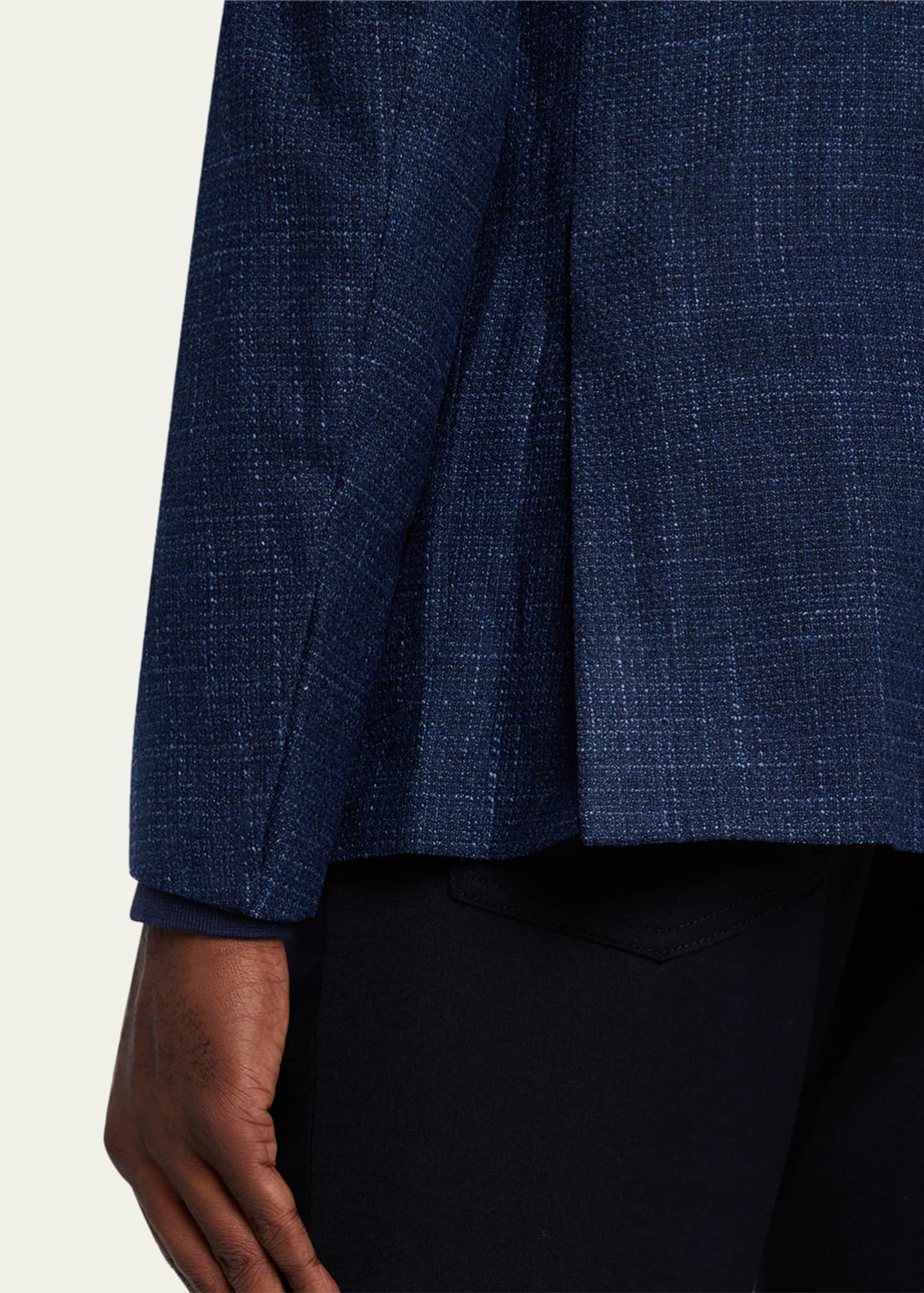 ZEGNA Men's Textured Winter Crossover Blazer - Bergdorf Goodman