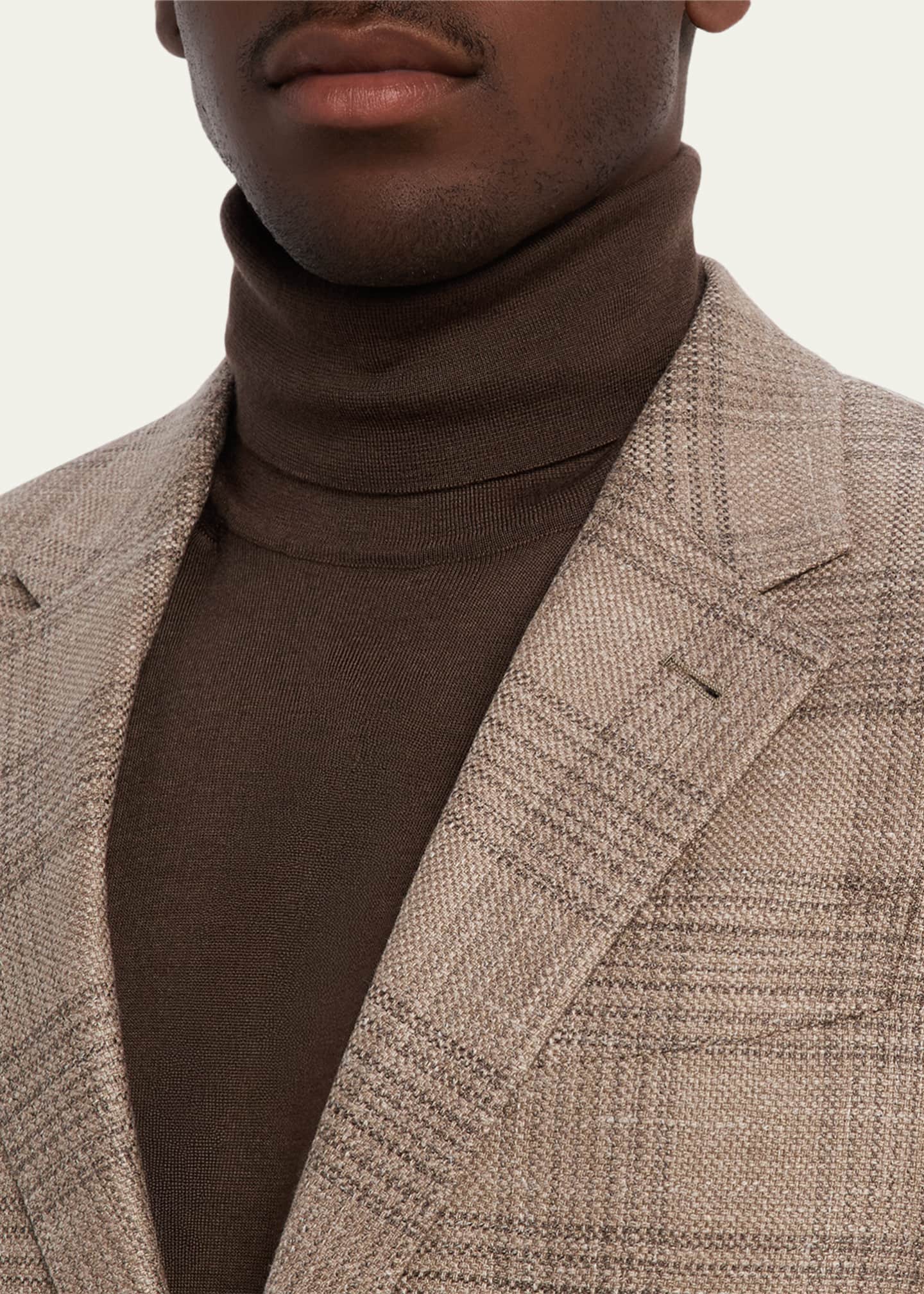 ZEGNA Men's Winter Crossover Large Plaid Sport Coat - Bergdorf Goodman