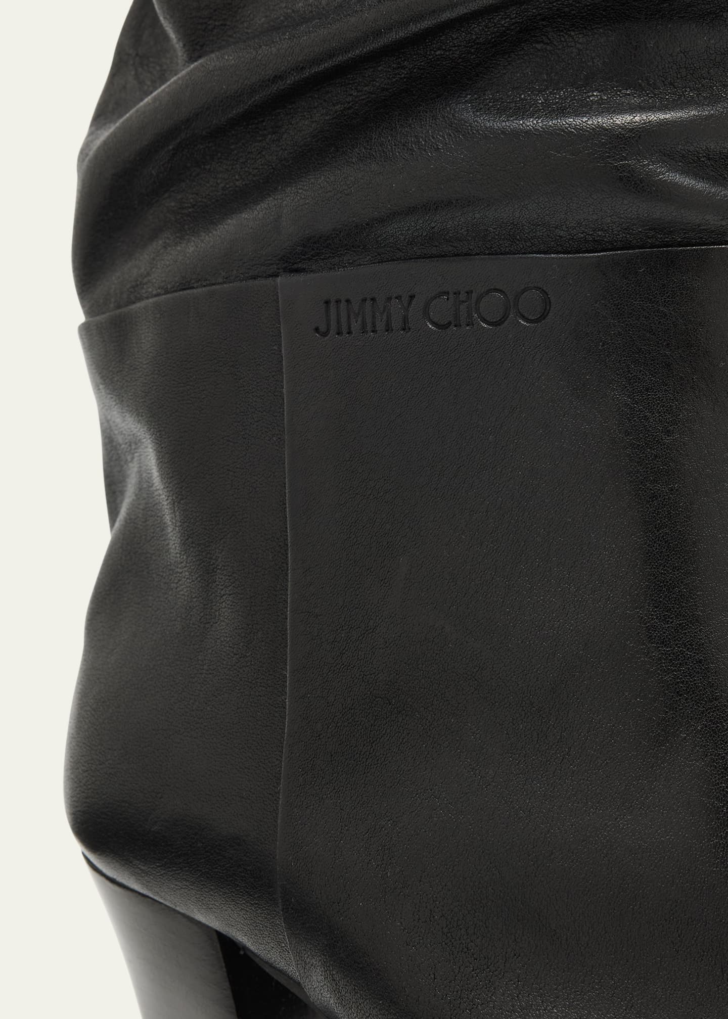 Jimmy Choo Hart 60 Leather Knee-High Boots - Bergdorf Goodman