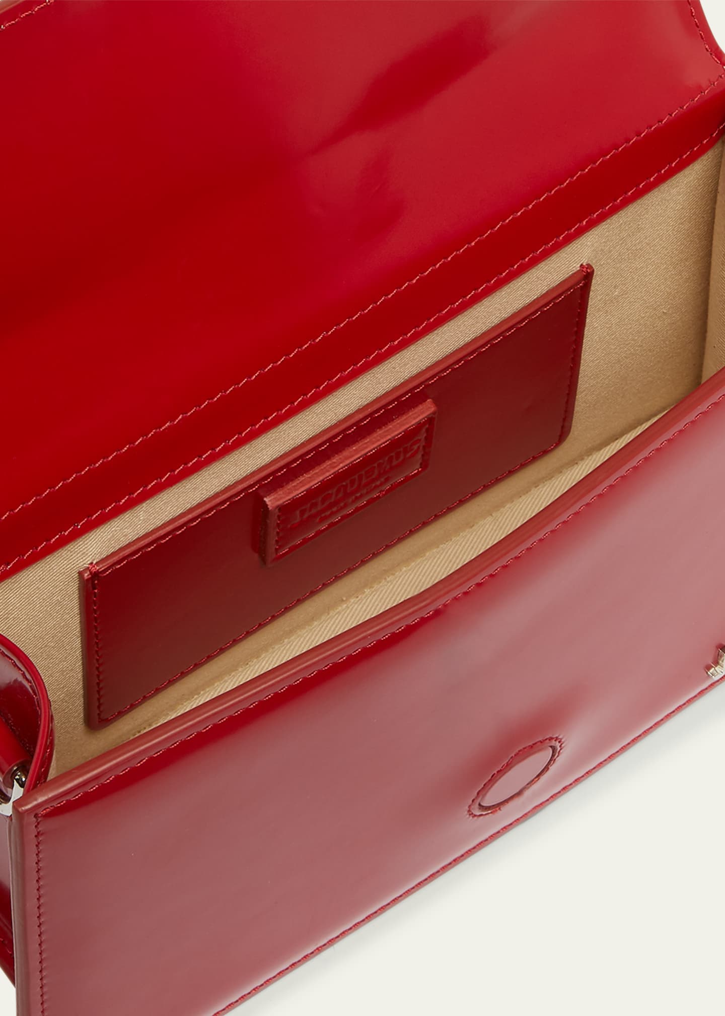 Jacquemus Le Grand Bambino Patent Leather Top-Handle Bag - Bergdorf Goodman