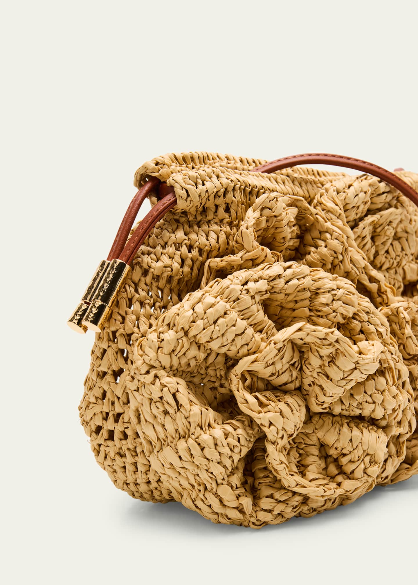 Ulla Johnson Lali Floral Crochet Pouch Clutch Bag - Bergdorf Goodman