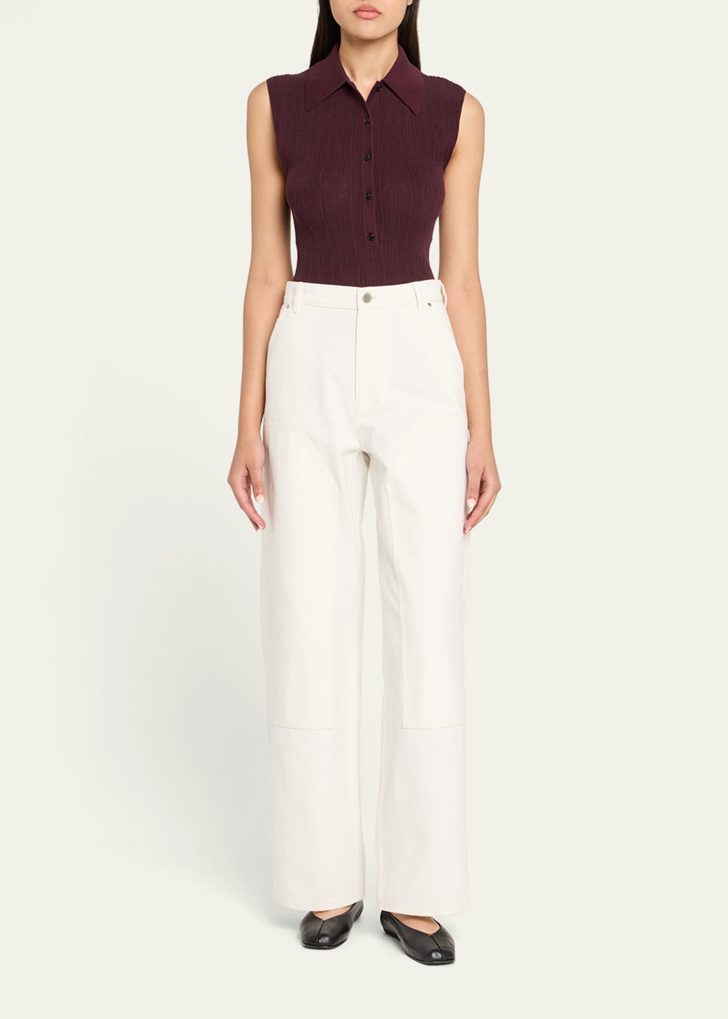 A.L.C. Rae Carpenter Jeans - Bergdorf Goodman