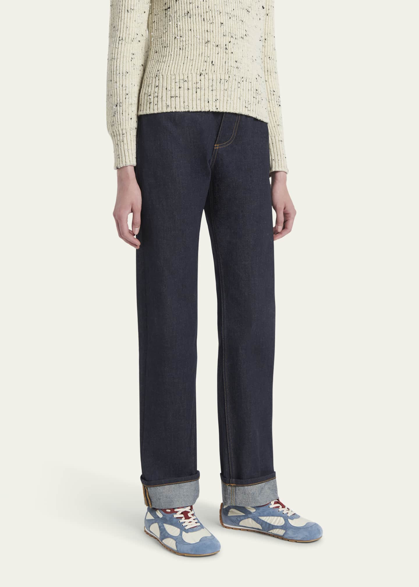 Bottega Veneta Orbit Lite Lace-Up Suede and Nylon Sneakers - Bergdorf ...
