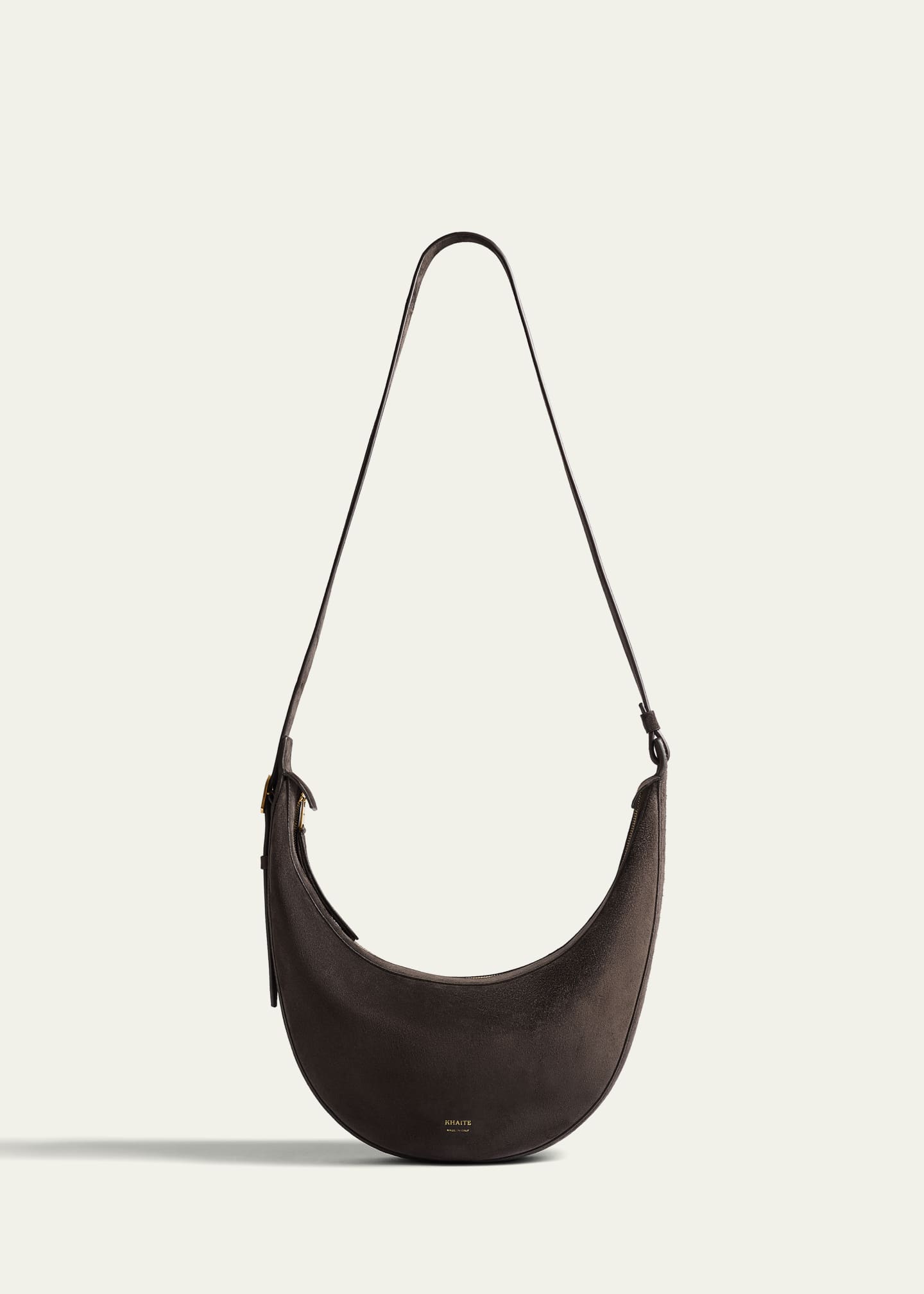 Khaite Augustina Small Suede Crossbody Bag - Bergdorf Goodman