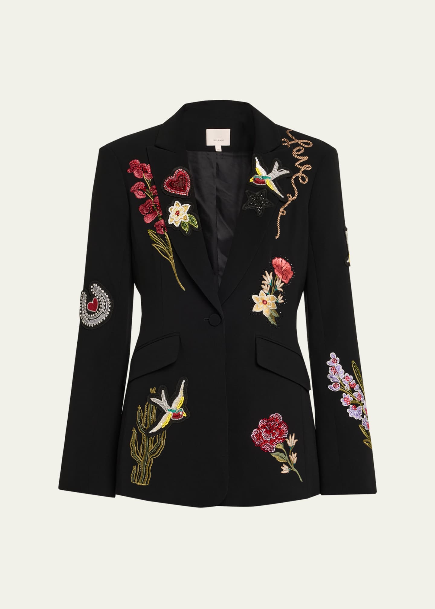 Cinq a Sept Cheyenne Embroidered Western Amour Blazer - Bergdorf Goodman