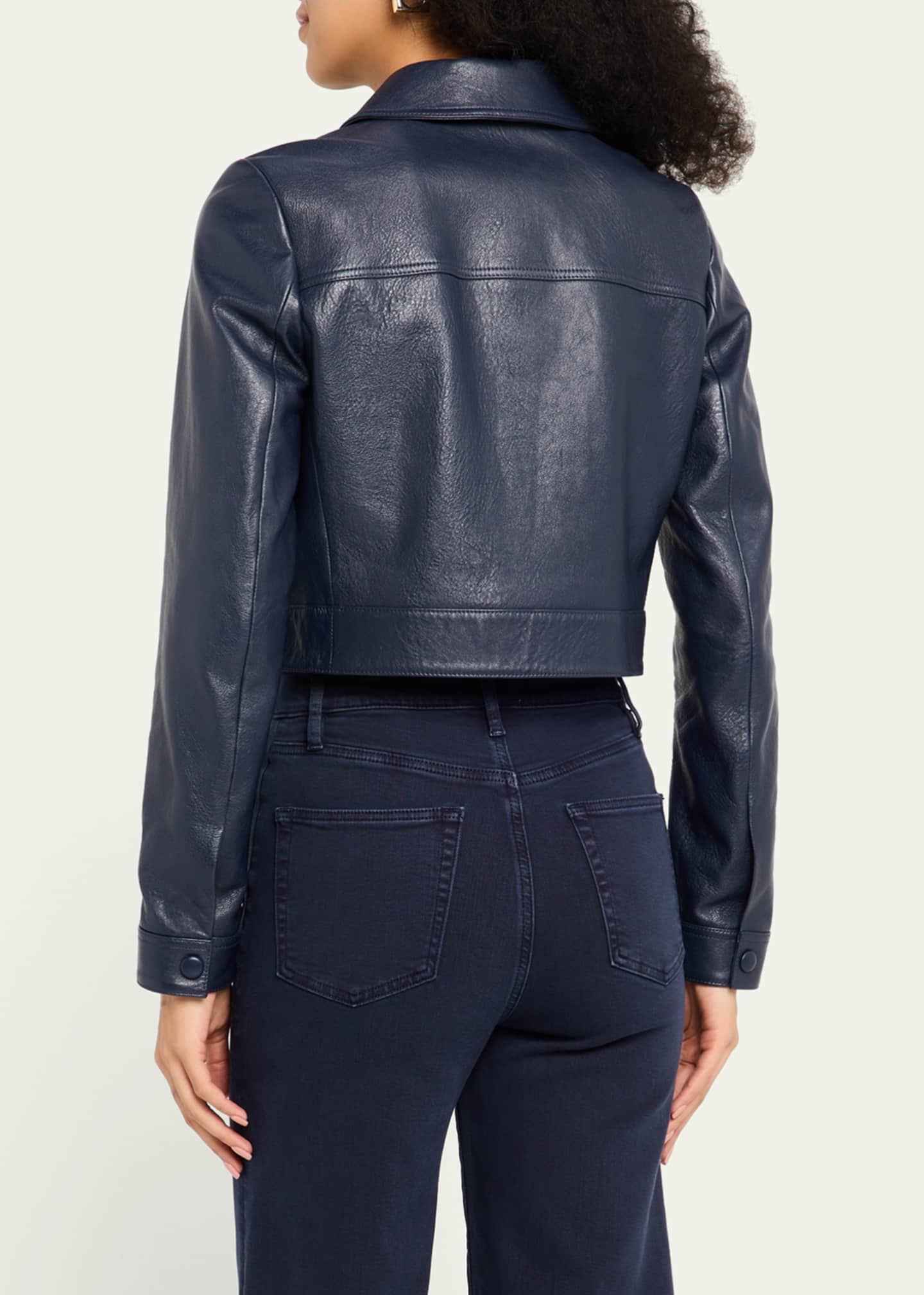 FRAME The Small Leather Jacket - Bergdorf Goodman