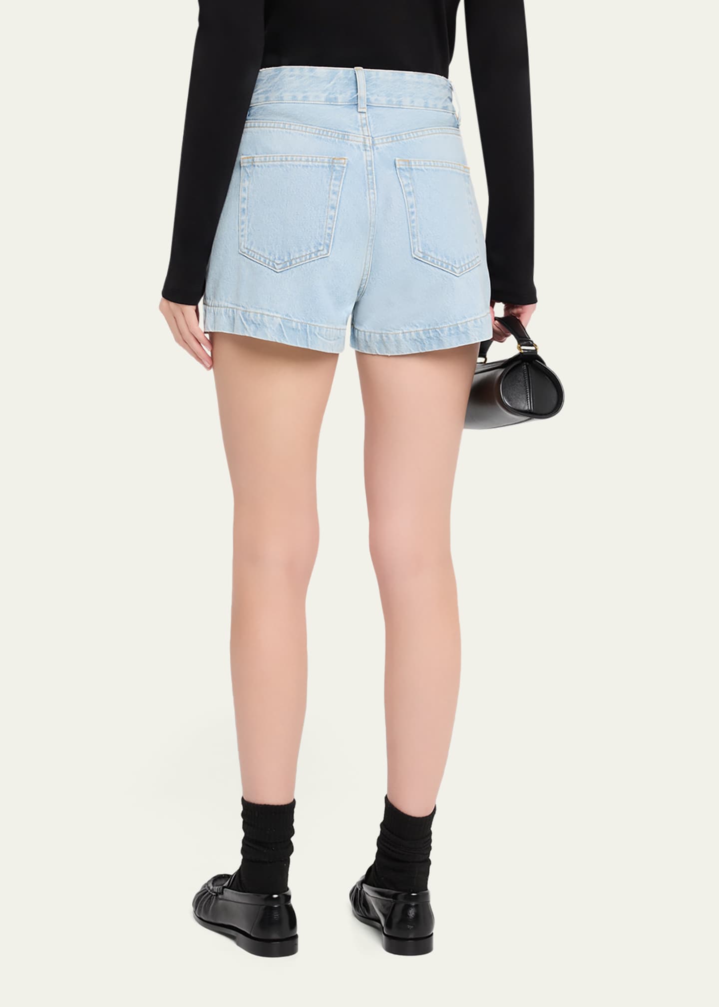 FRAME The Charm Denim Shorts - Bergdorf Goodman