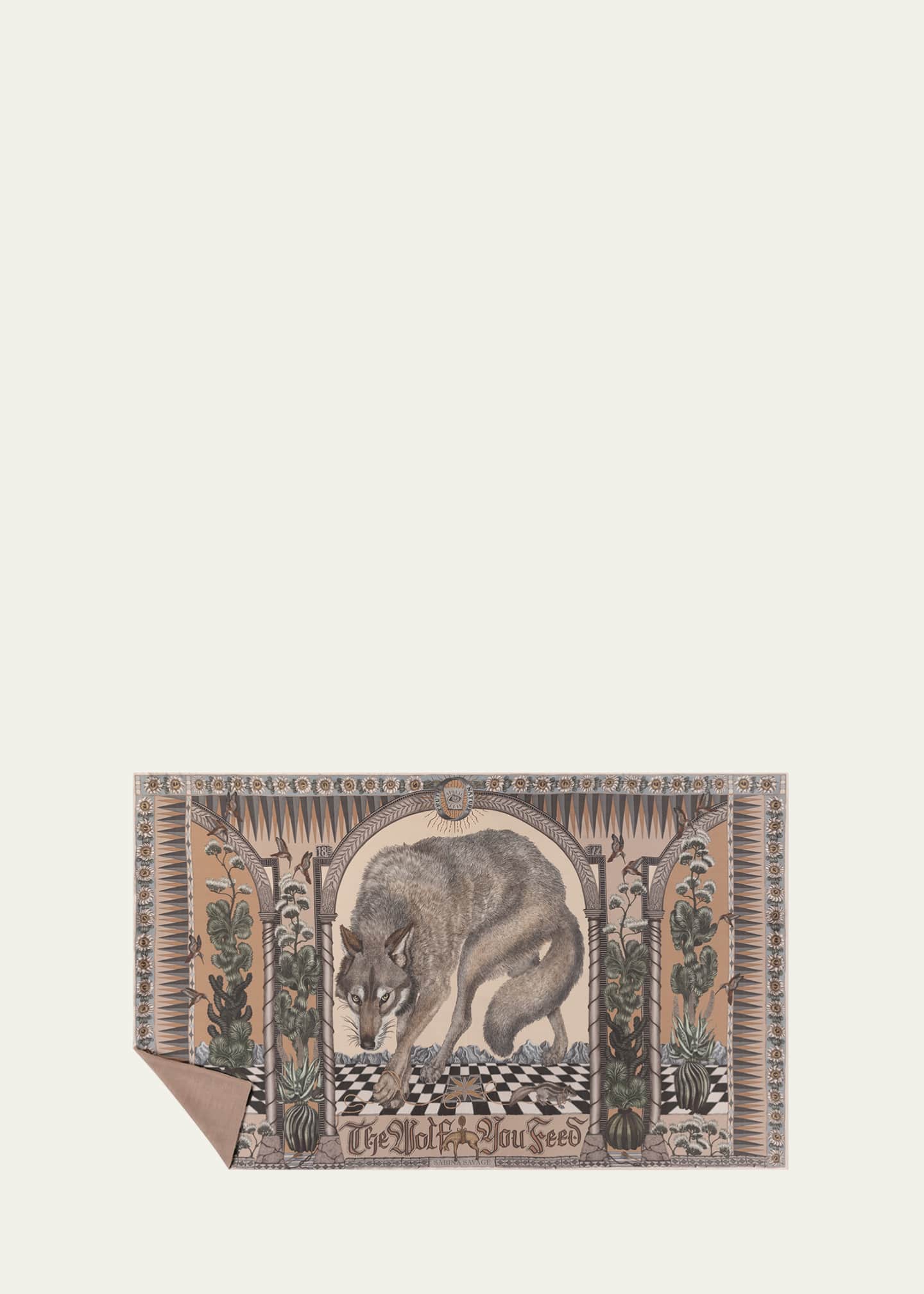 Sabina Savage The Wolf You Feed Cashmere Stole - Bergdorf Goodman