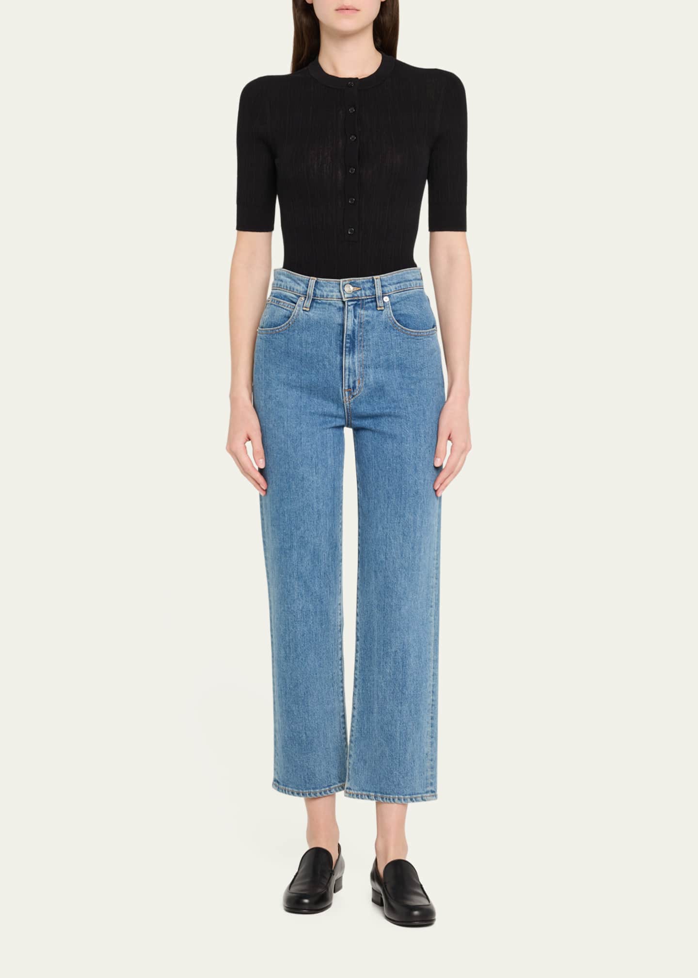 A.L.C. Fisher Fine Merino Top - Bergdorf Goodman