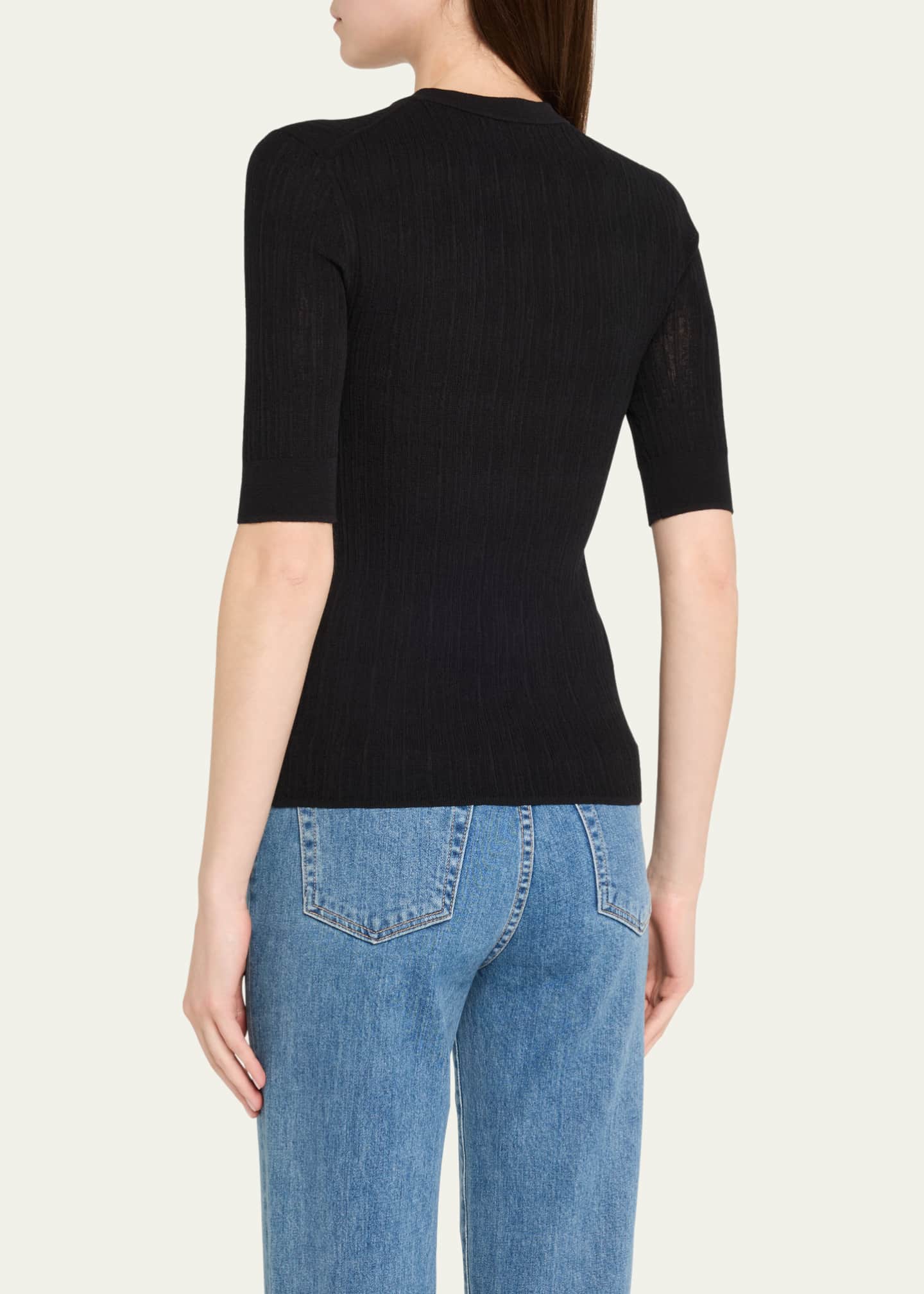 A.L.C. Fisher Fine Merino Top - Bergdorf Goodman