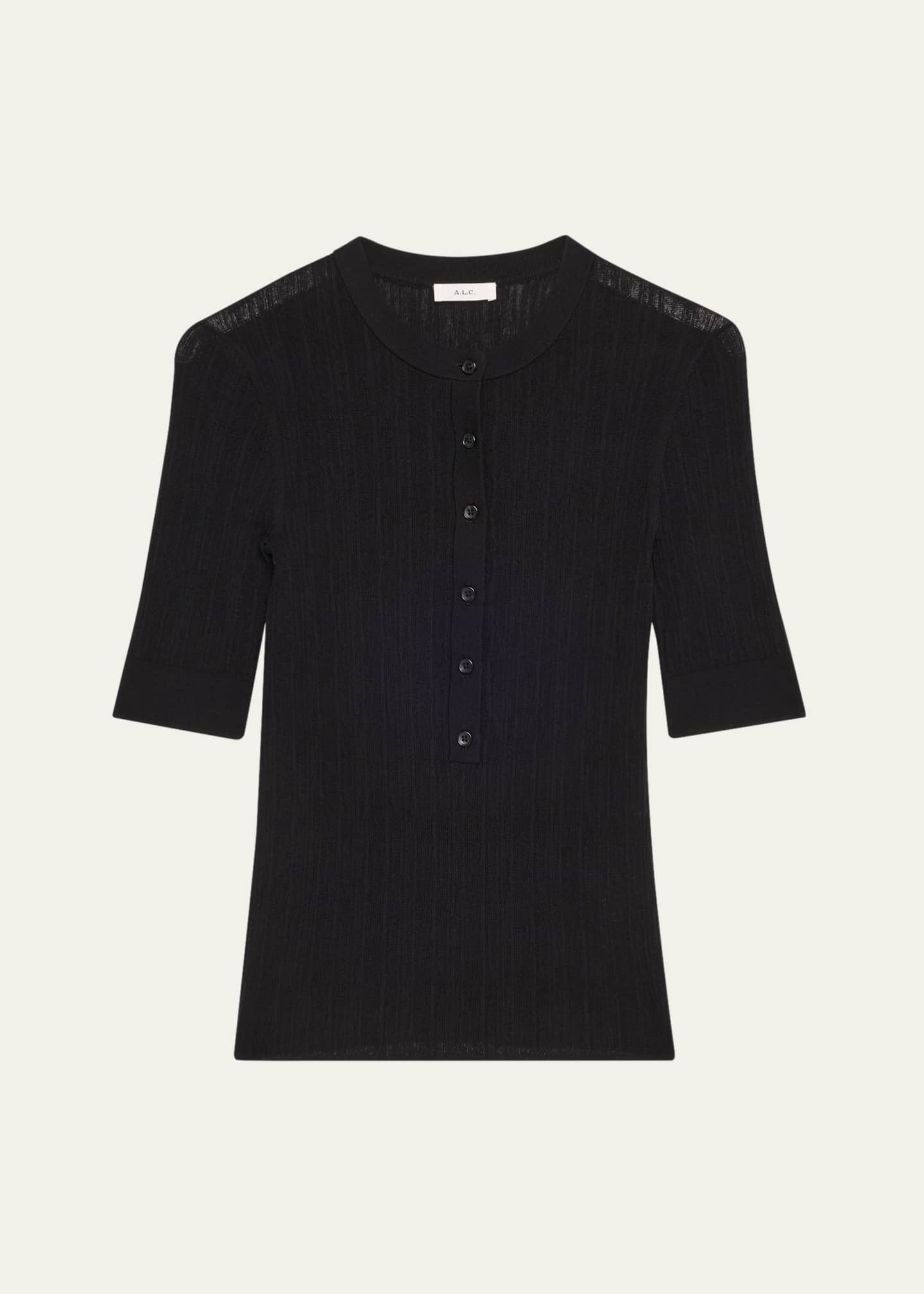 A.L.C. Fisher Fine Merino Top - Bergdorf Goodman
