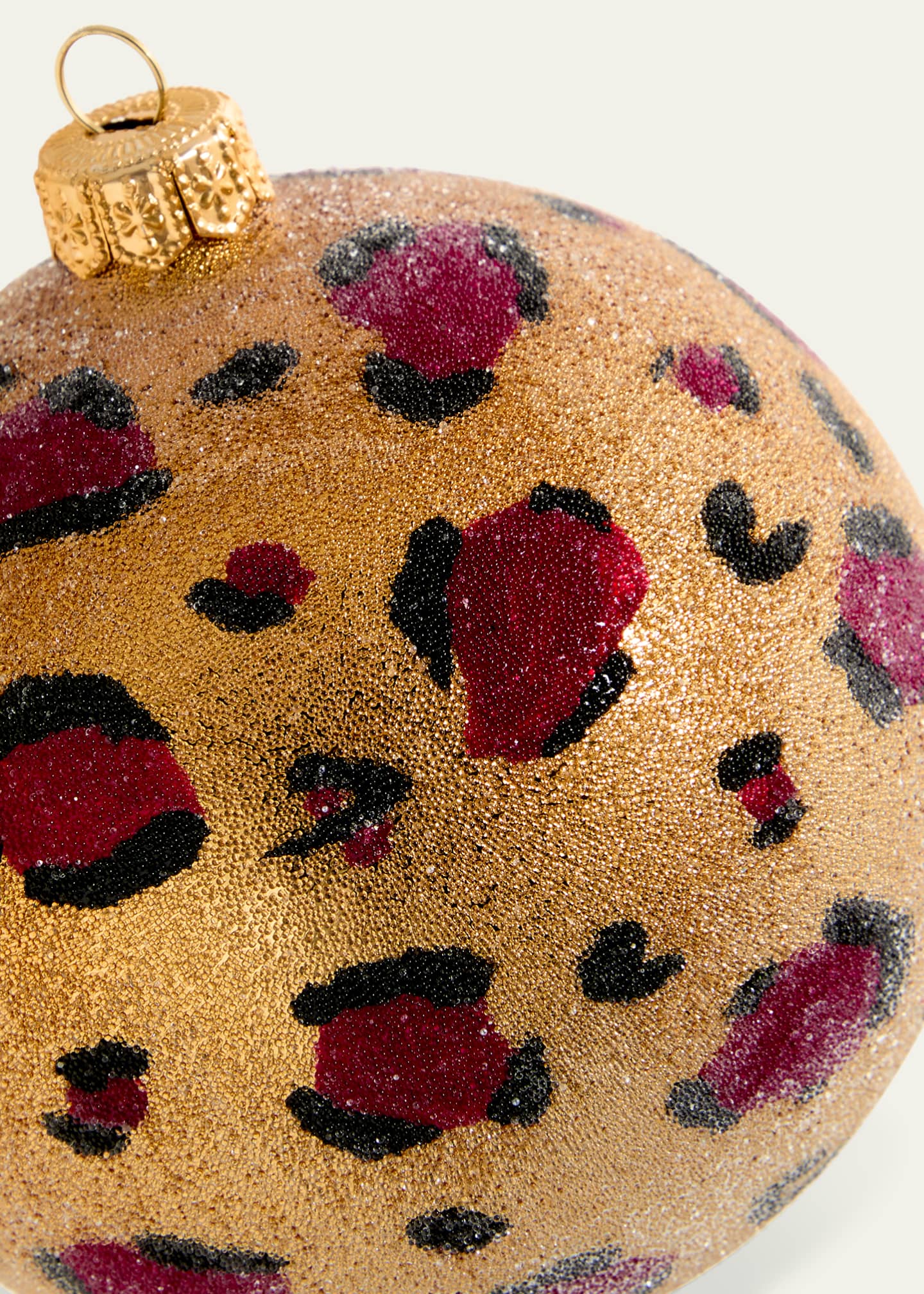 Bergdorf Goodman Leopard Ball Ornament - Bergdorf Goodman