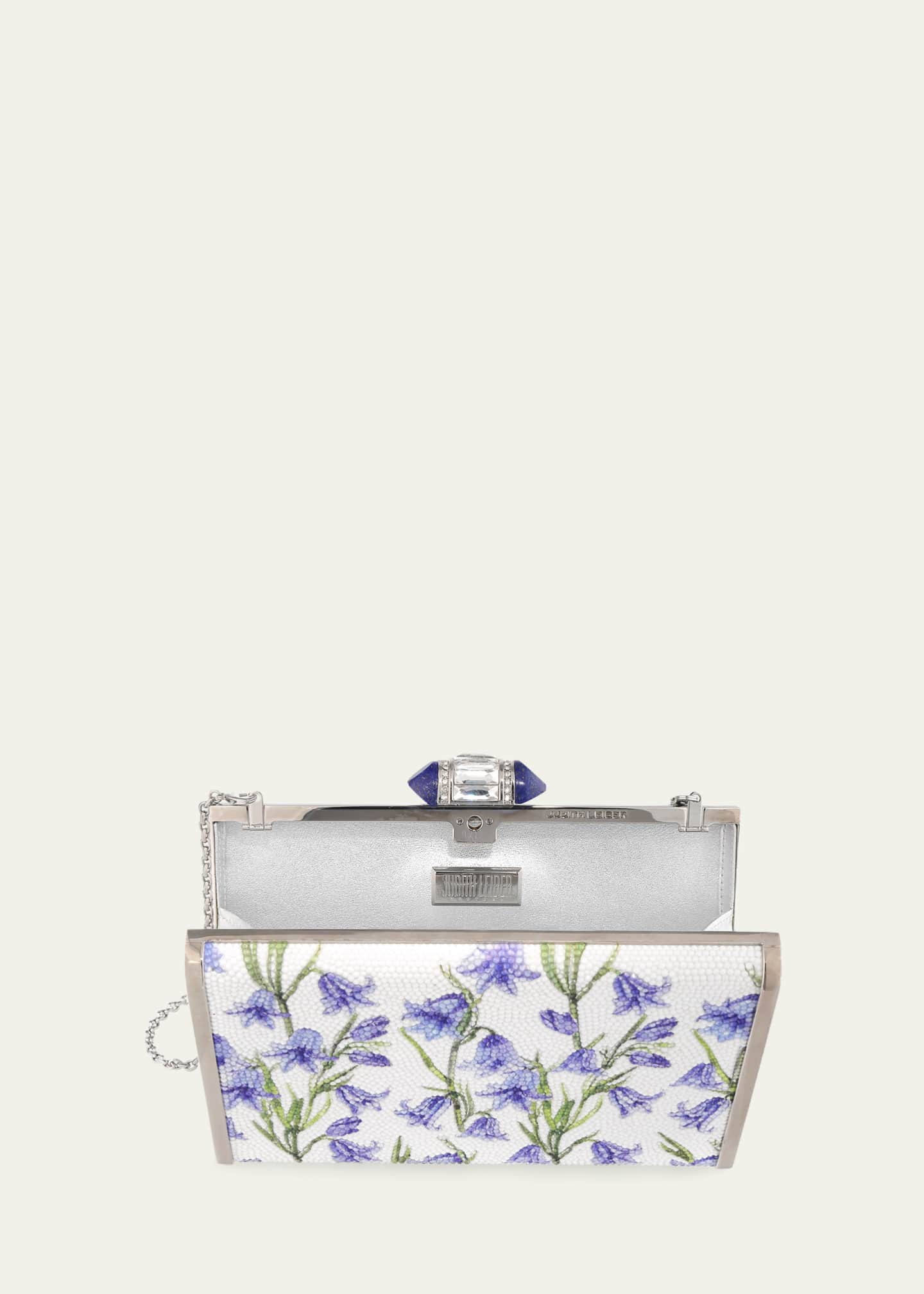 Judith Leiber Couture Arabella Crystal-Embellished Floral Clutch Bag ...