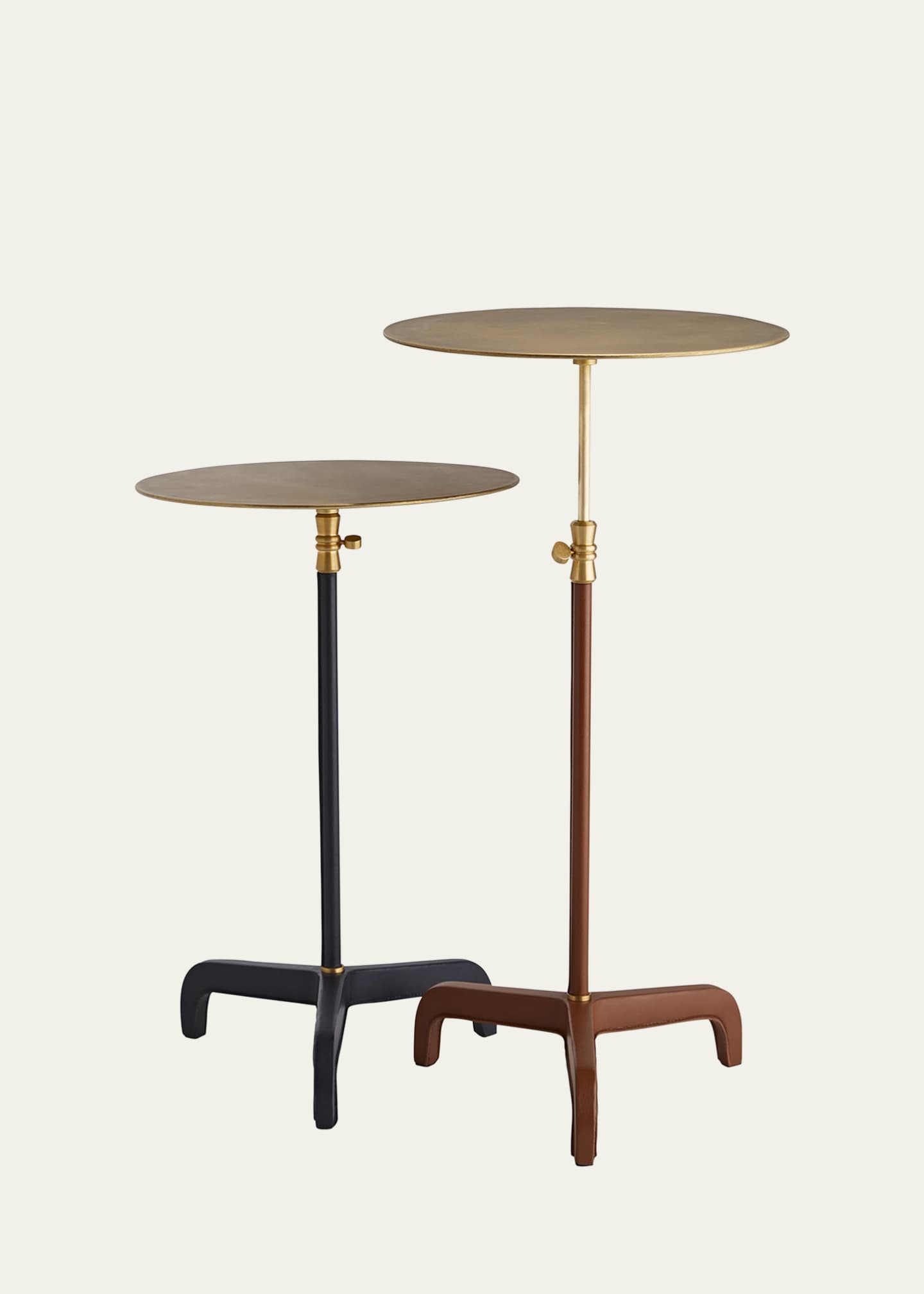 Arteriors Addison Adjustable Leather Accent Table - Bergdorf Goodman