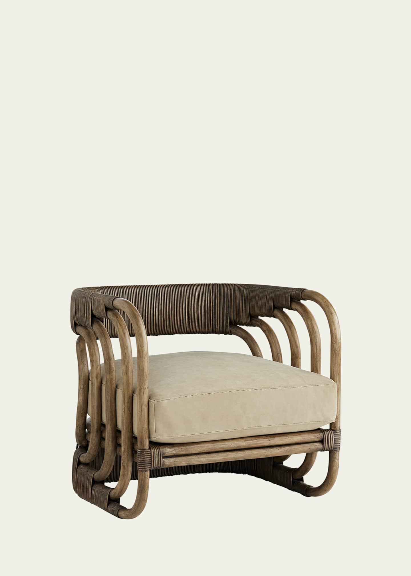 Arteriors Hamza Leather Chair - Bergdorf Goodman