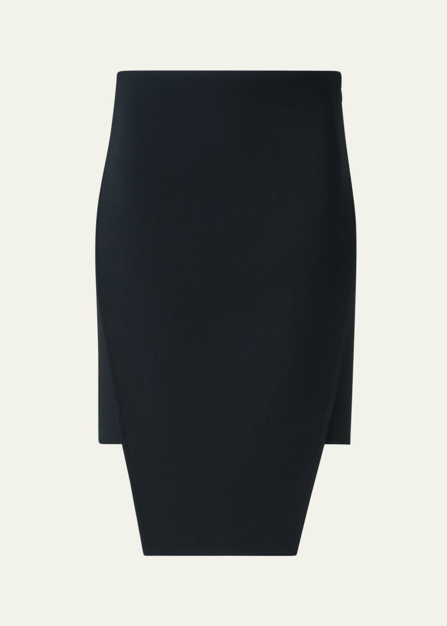 Akris Trapezoid Apron Mini Skirt - Bergdorf Goodman