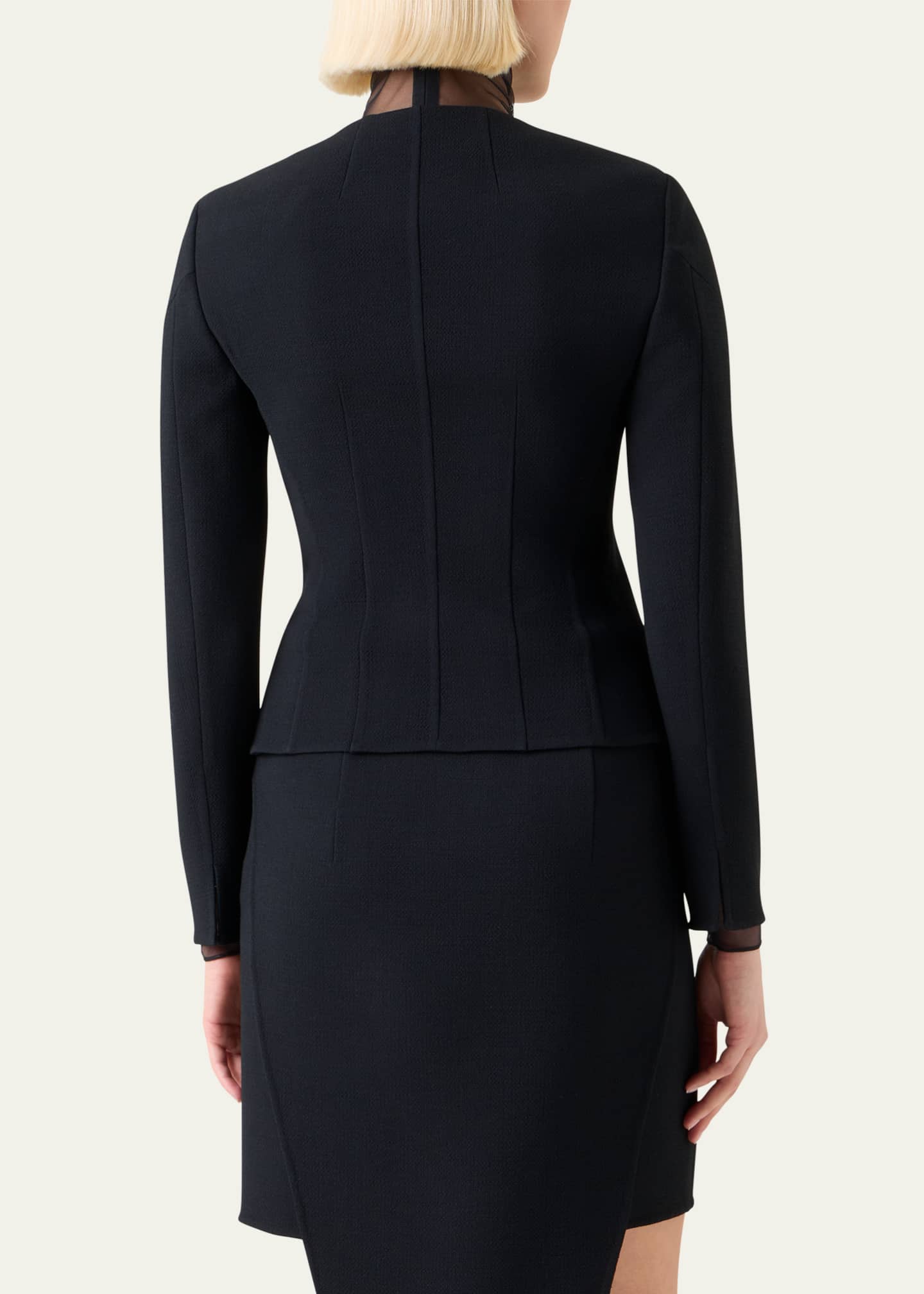 Akris Desiree Double-Face Trapezoid Jacket - Bergdorf Goodman
