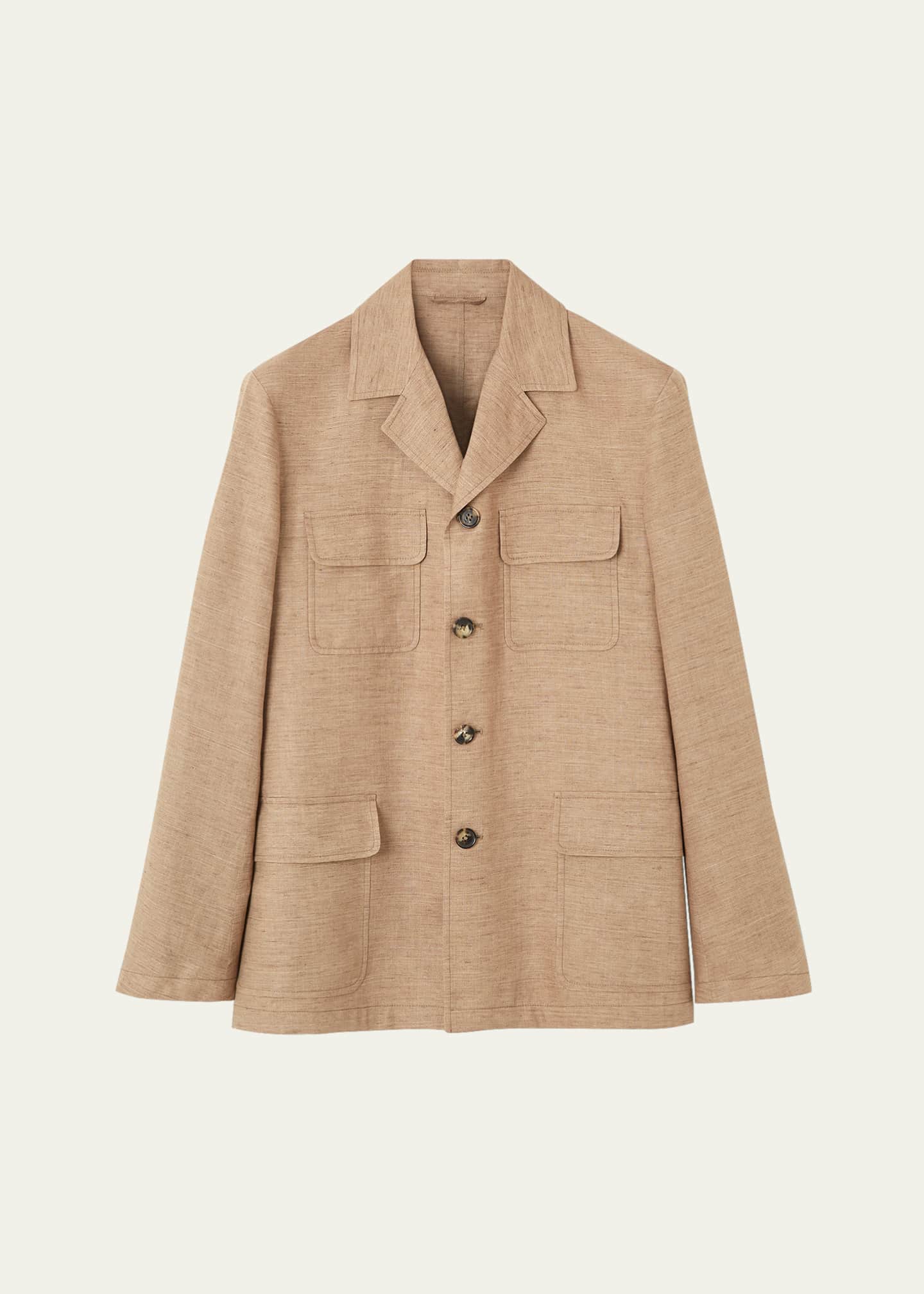 Loro Piana Men's Dover Linen Jacket - Bergdorf Goodman