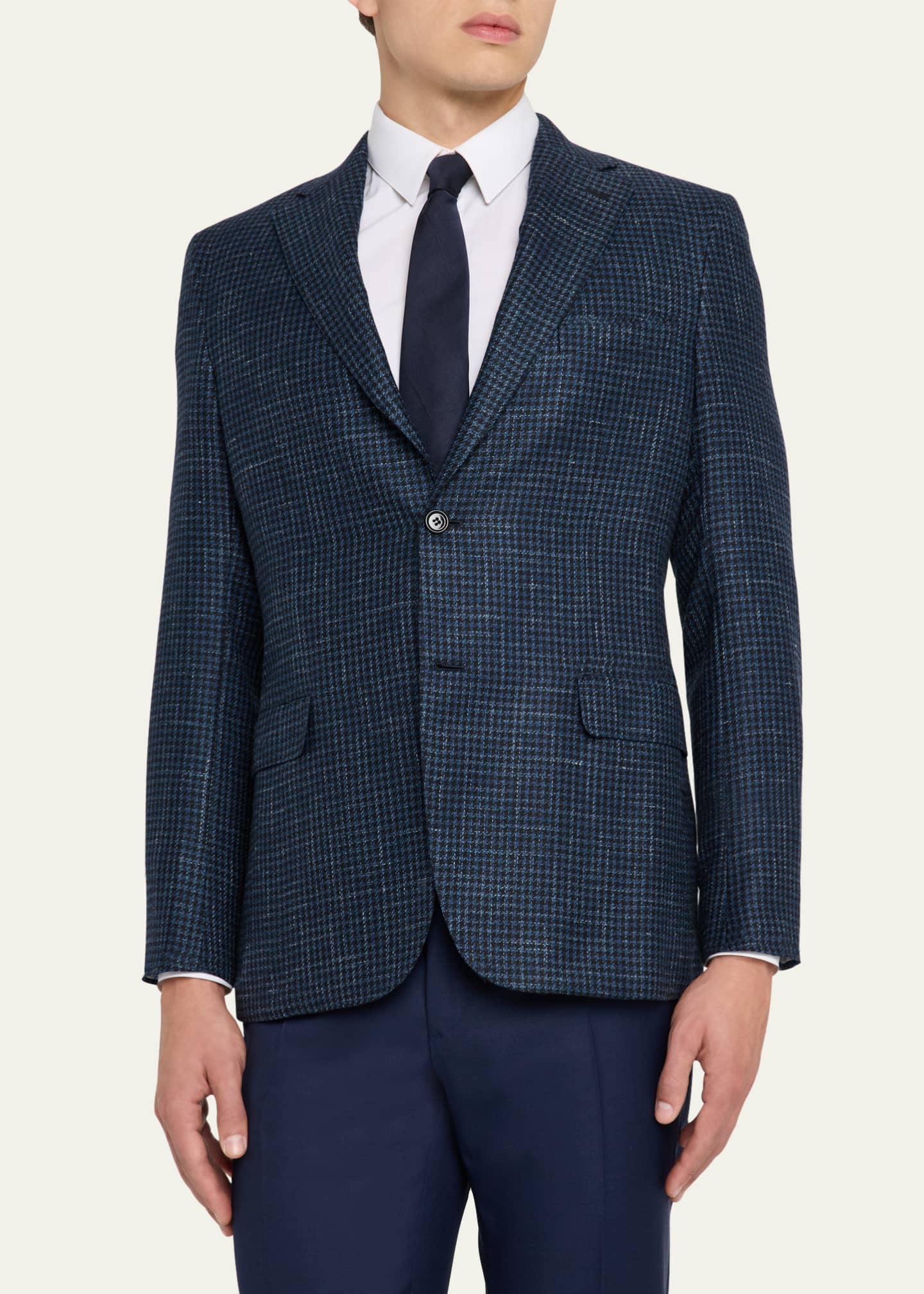 Brioni Men's Houndstooth Check Sport Coat - Bergdorf Goodman