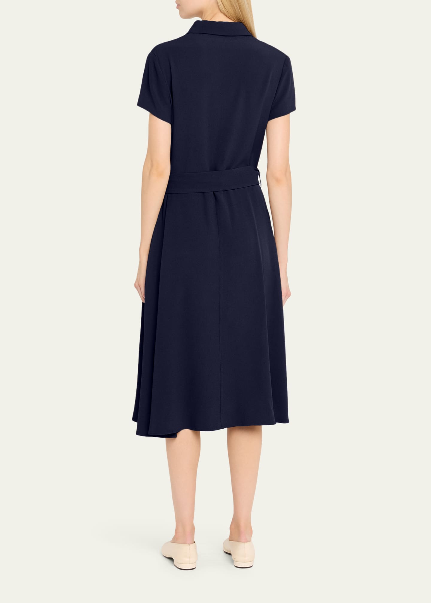Kiton Short-Sleeve Buttoned Dress - Bergdorf Goodman