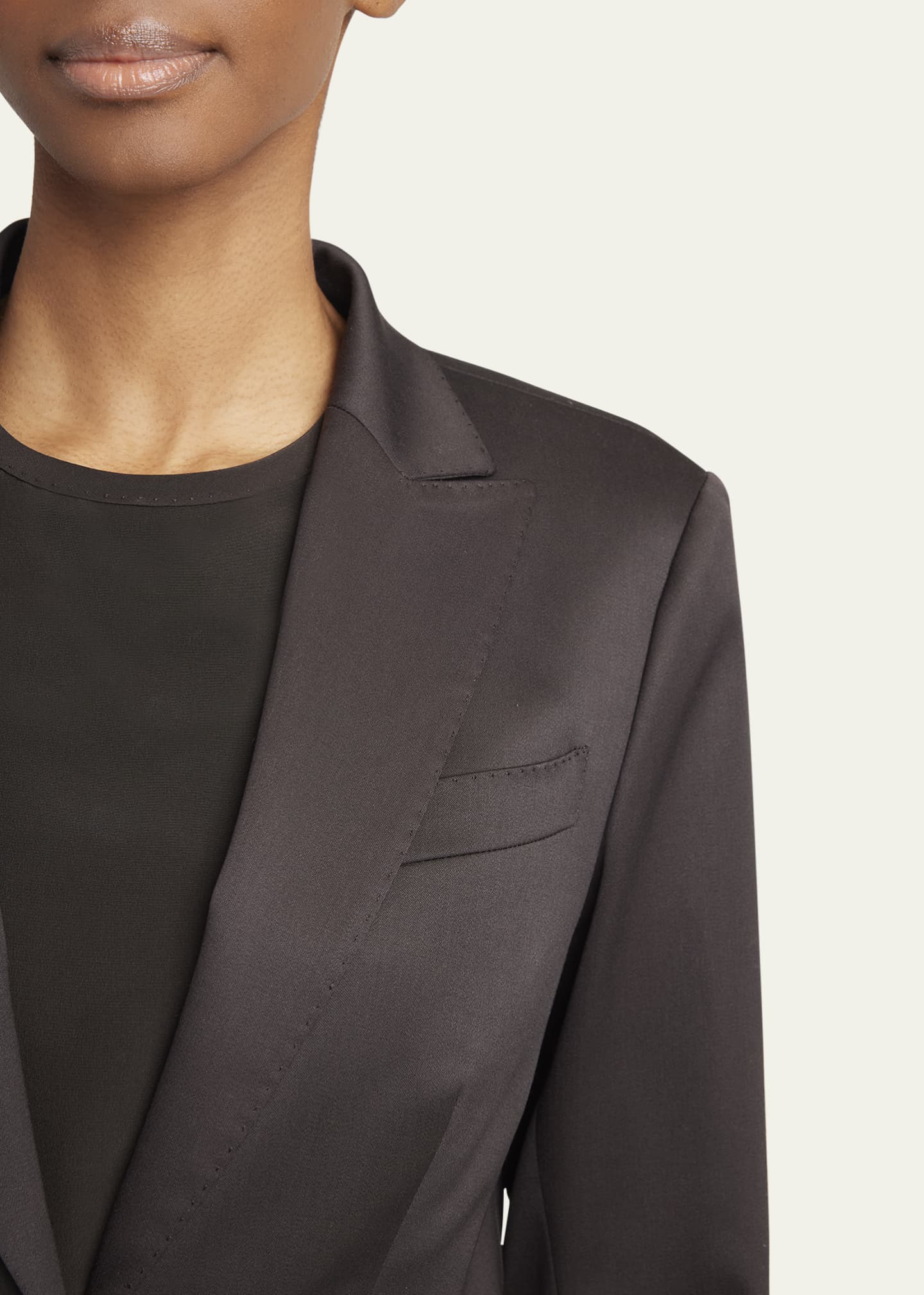 Kiton Fitted Wool Blazer - Bergdorf Goodman
