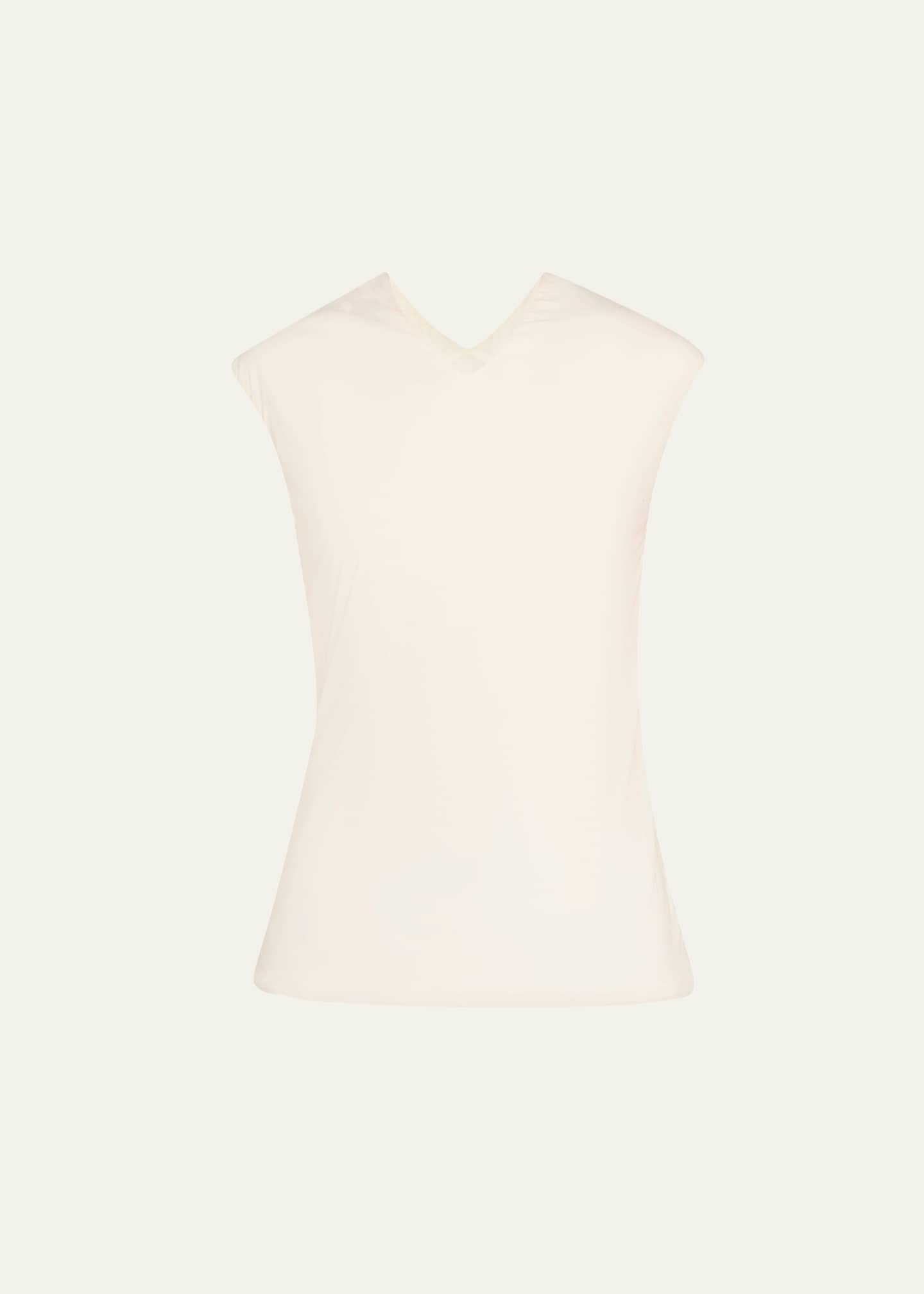 6397 High V-Neck Tank Top - Bergdorf Goodman